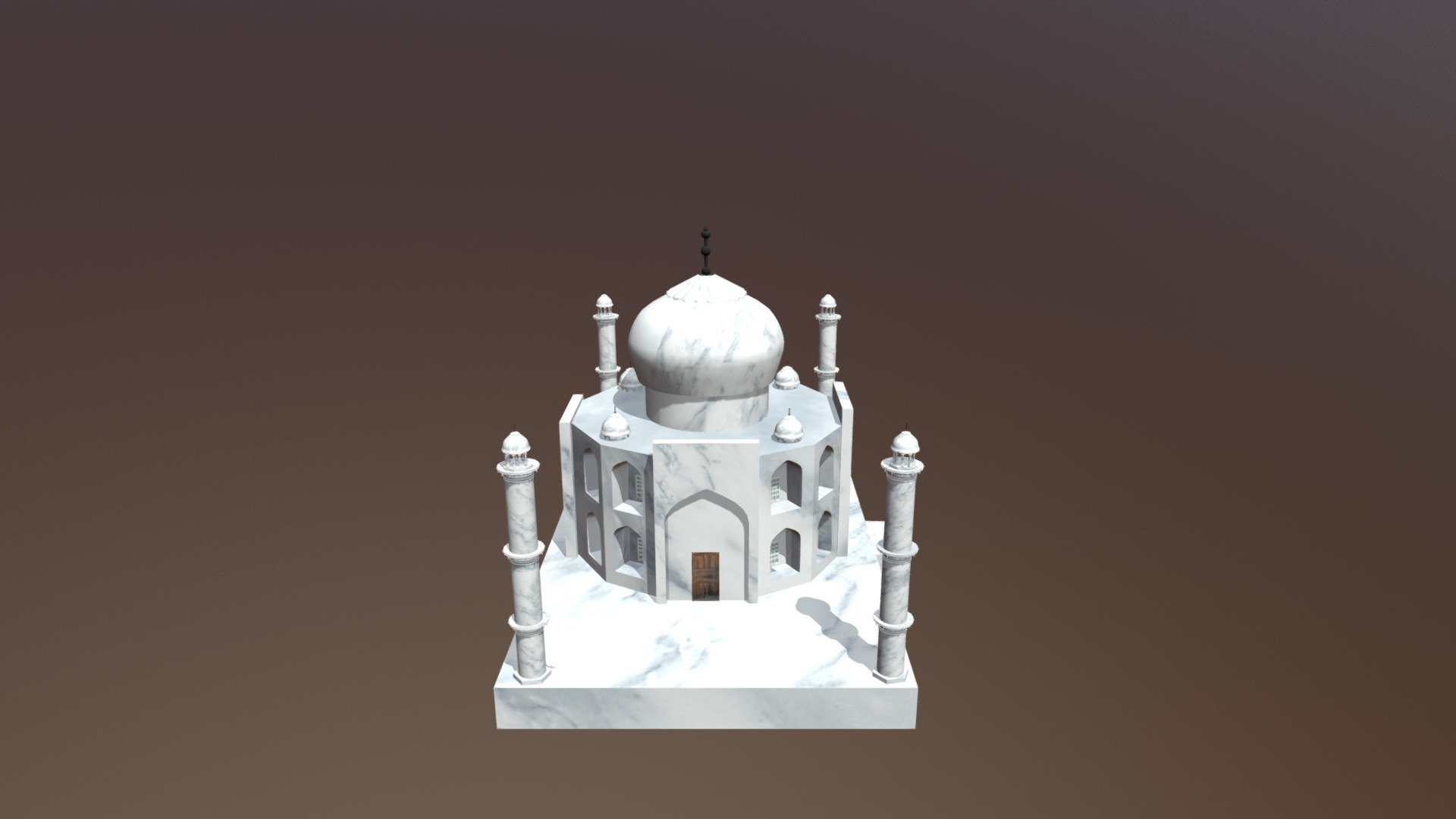 Taj Mahal - 3D model by rconaway7 [d1471f2] - Sketchfab
