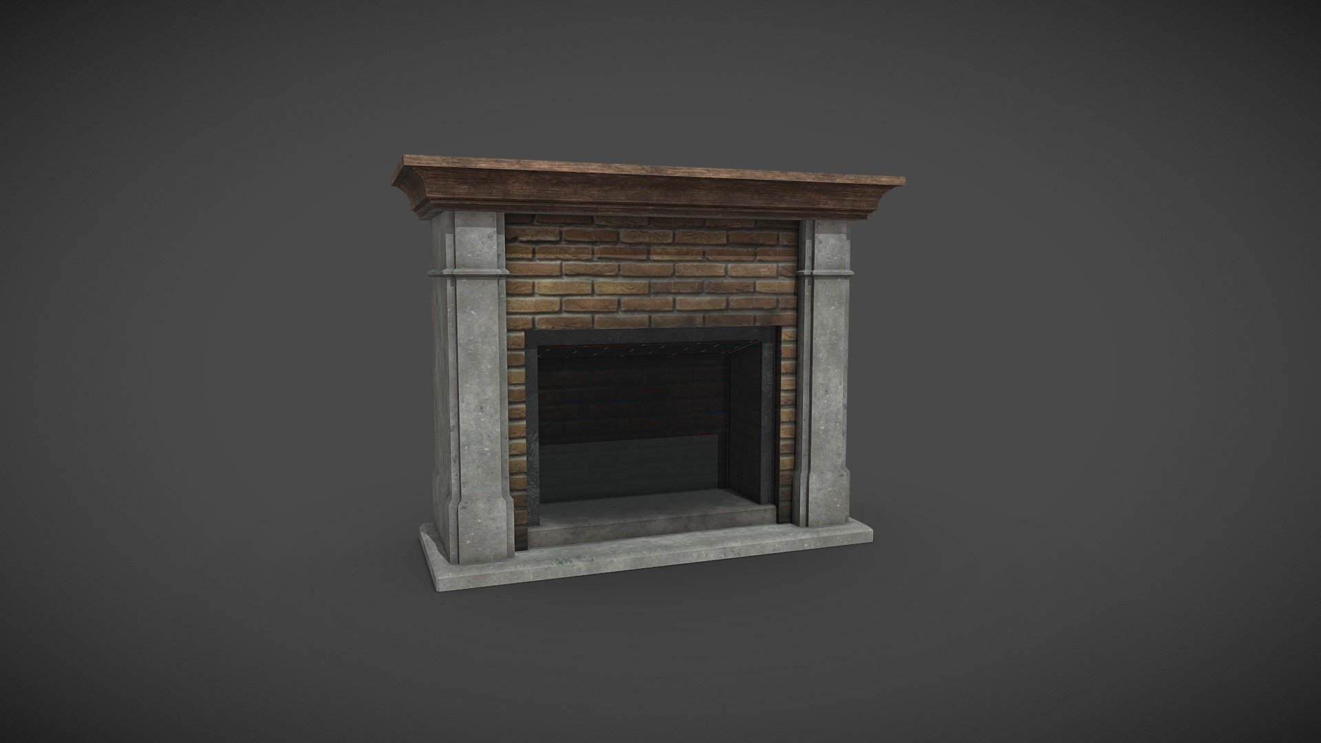 Fireplace Low-poly - Download Free 3D model by MaX3Dd [d1473f5] - Sketchfab