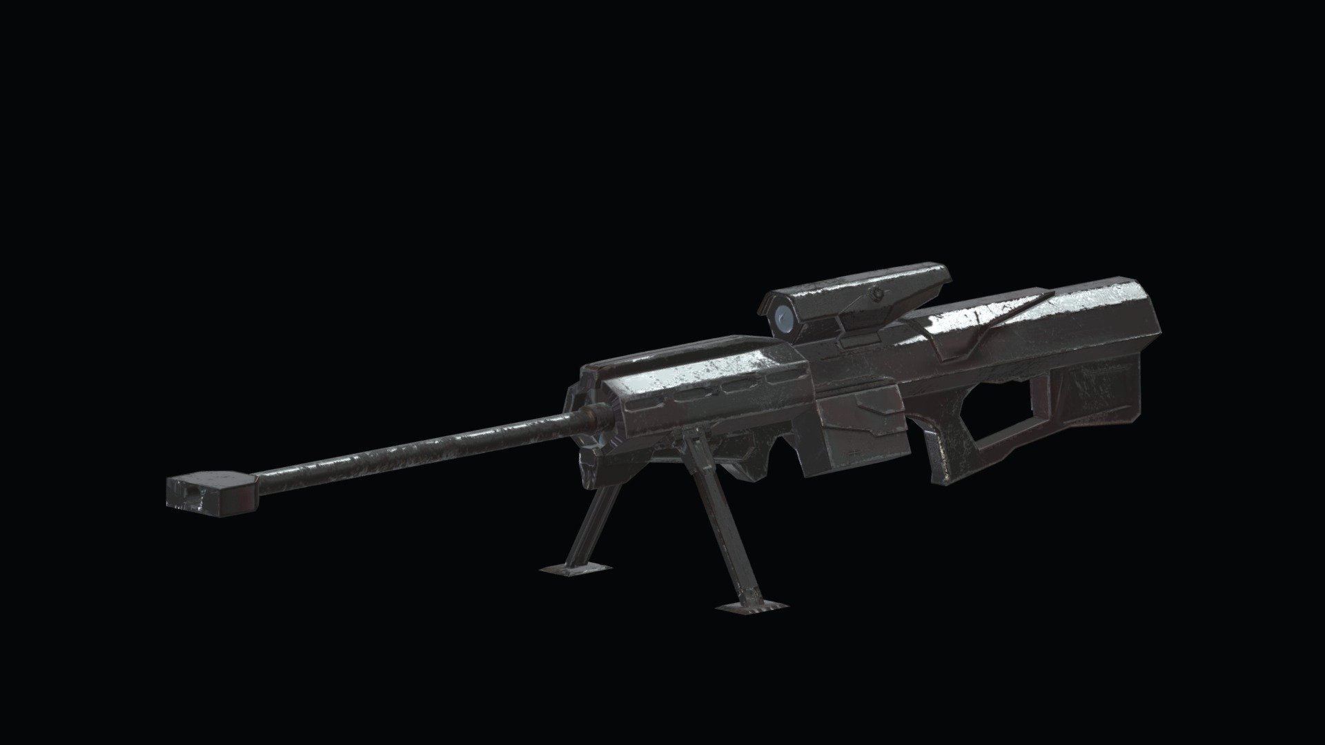 First Gun Model - 3D model by YuneeNZ [d148384] - Sketchfab