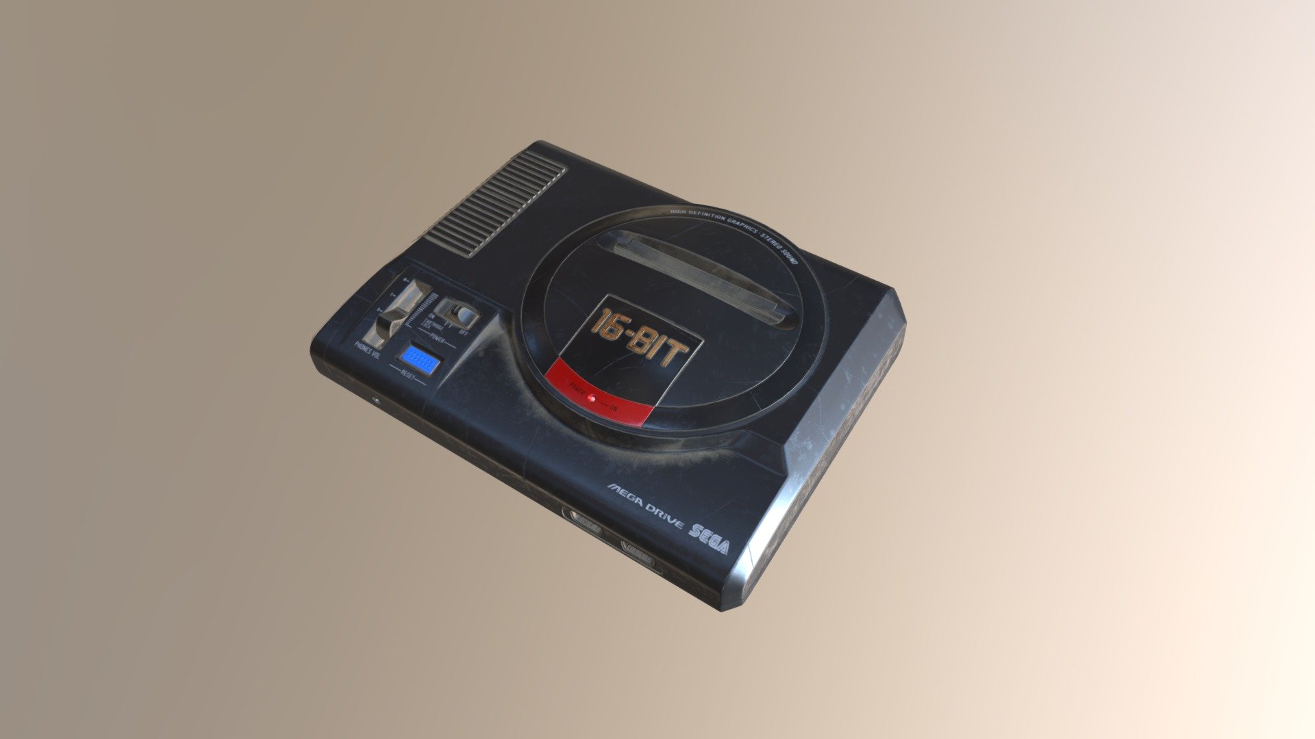 Sega_Genesis - Download Free 3D model by kaveshkoli3 [d1487aa] - Sketchfab