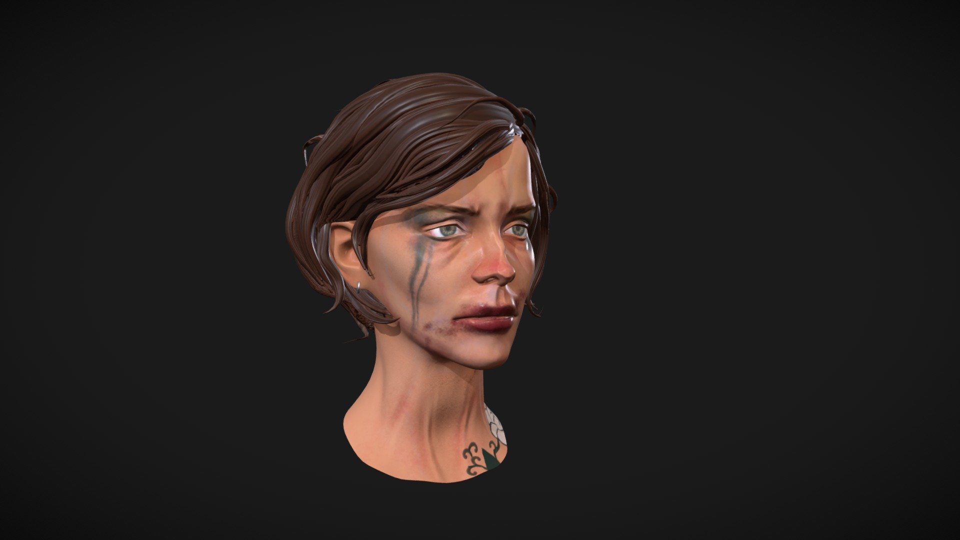 Dishonored fanart - Prostitute 01 - 3D model by Emily Van Ginneken ...