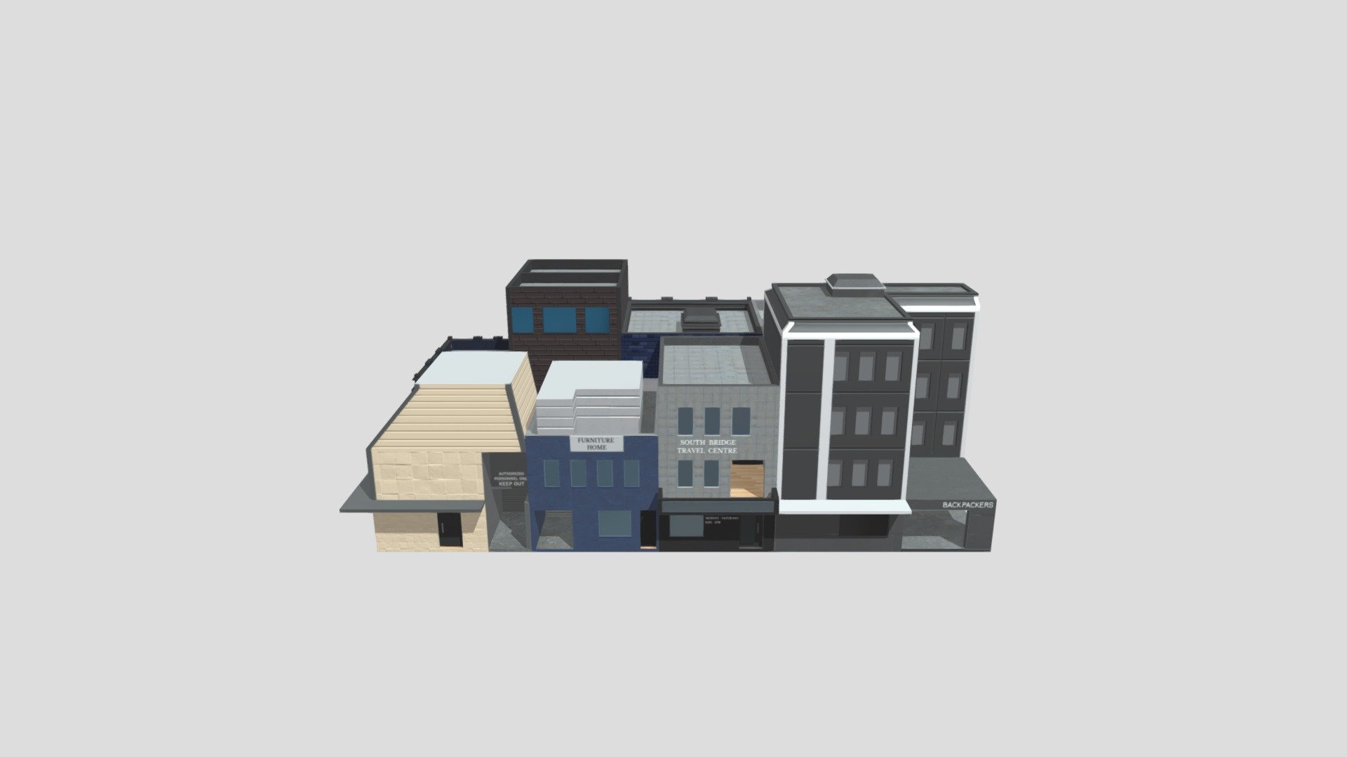 City block 3 - 3D model by Jawws [d14a0df] - Sketchfab