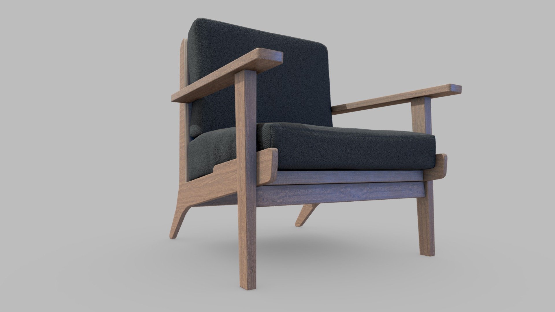 Soft Chair Low-poly 3D model - Buy Royalty Free 3D model by Andrew ...