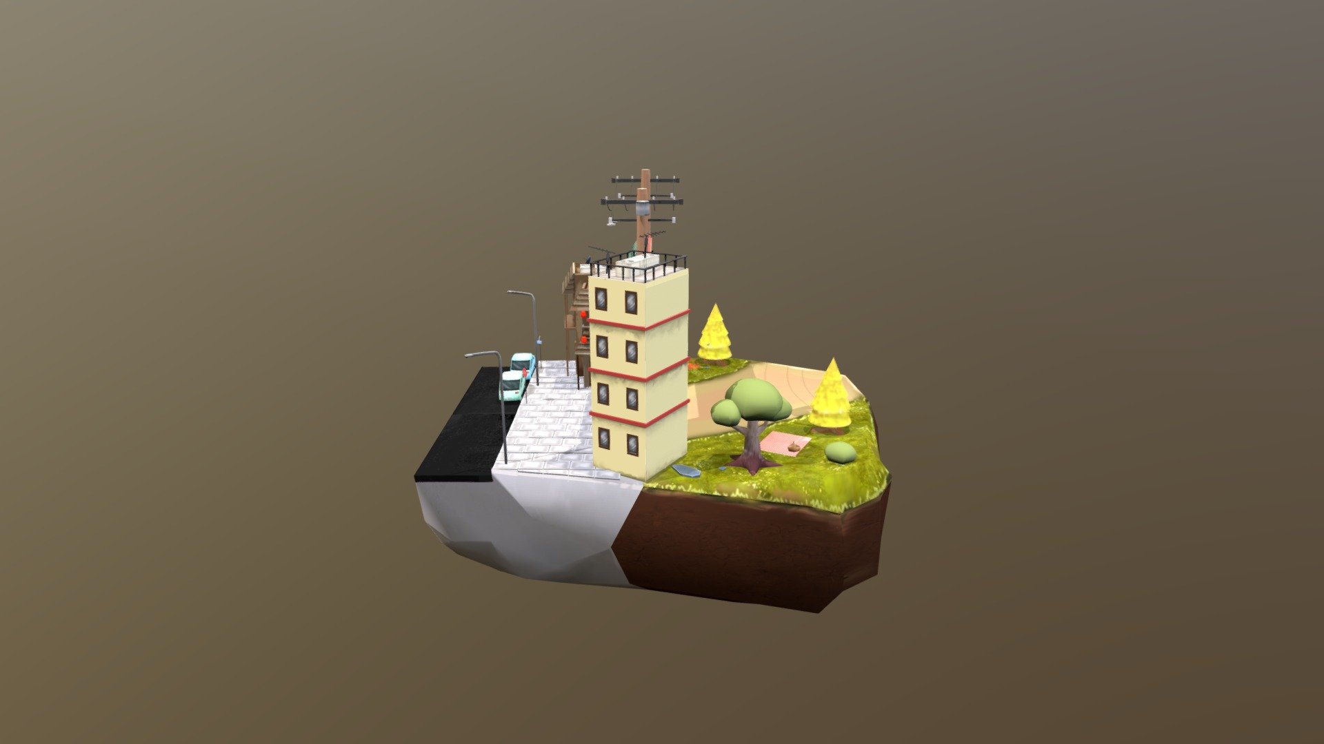 Scene - 3D model by Jeddles [d14d5eb] - Sketchfab