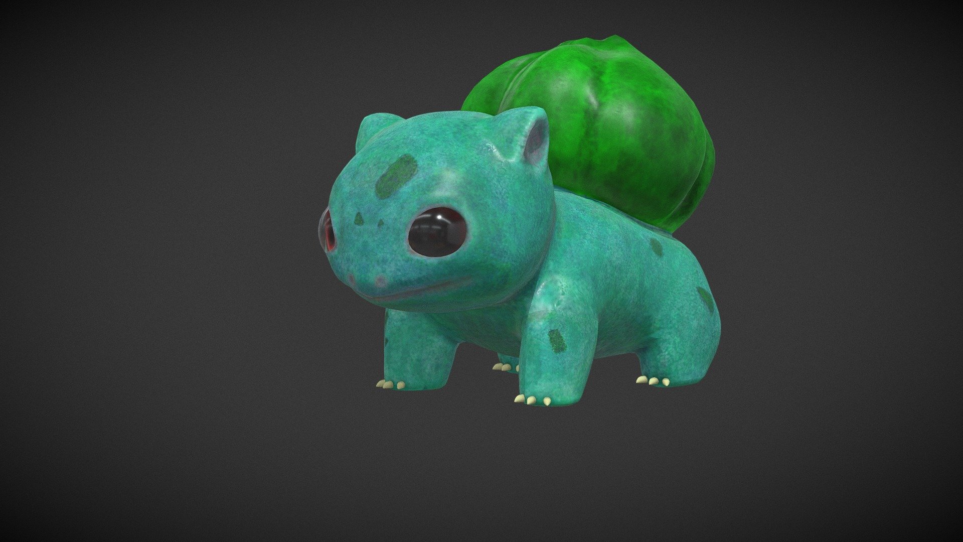 Bulbasaur - 3D model by Aline Ferreira (@af082228) [d14eebe] - Sketchfab
