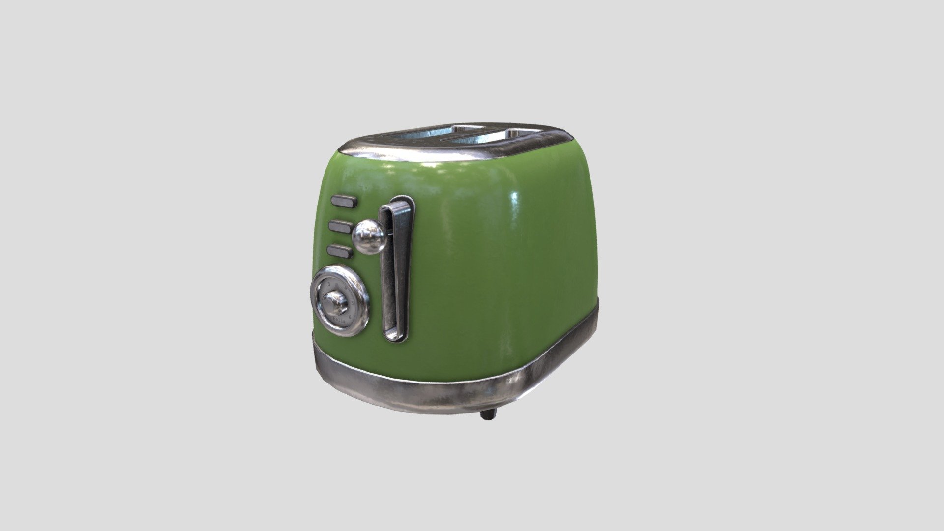 Retro toaster - 3D model by SalArt (@SalArts) [d14ef19] - Sketchfab