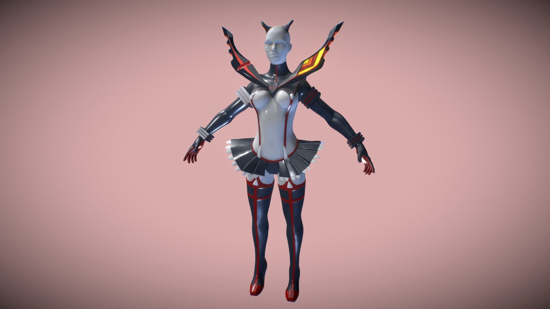 Kill la kill Senketsu - Download Free 3D model by Henry VIII ...