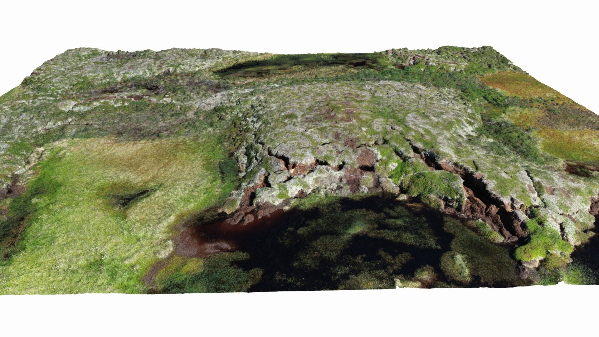 Degradation for a subarctic palsa - Download Free 3D model by ...