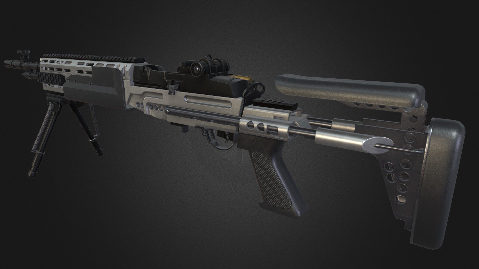 MK14 AAA Game Ready PBR Low-poly 3D model - Buy Royalty Free 3D model ...
