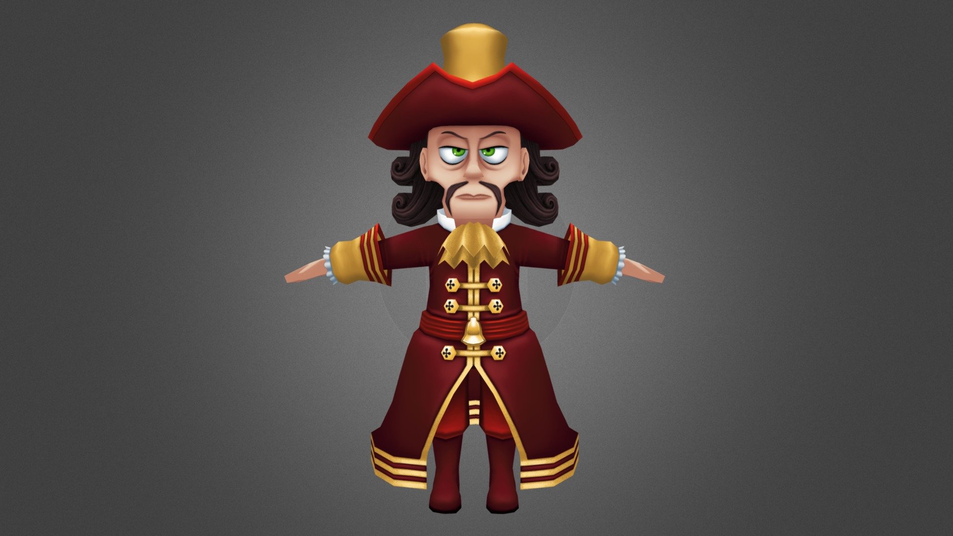 Captain Ringading Ding - 3D model by Jessica Anderson (@jessandersonart ...