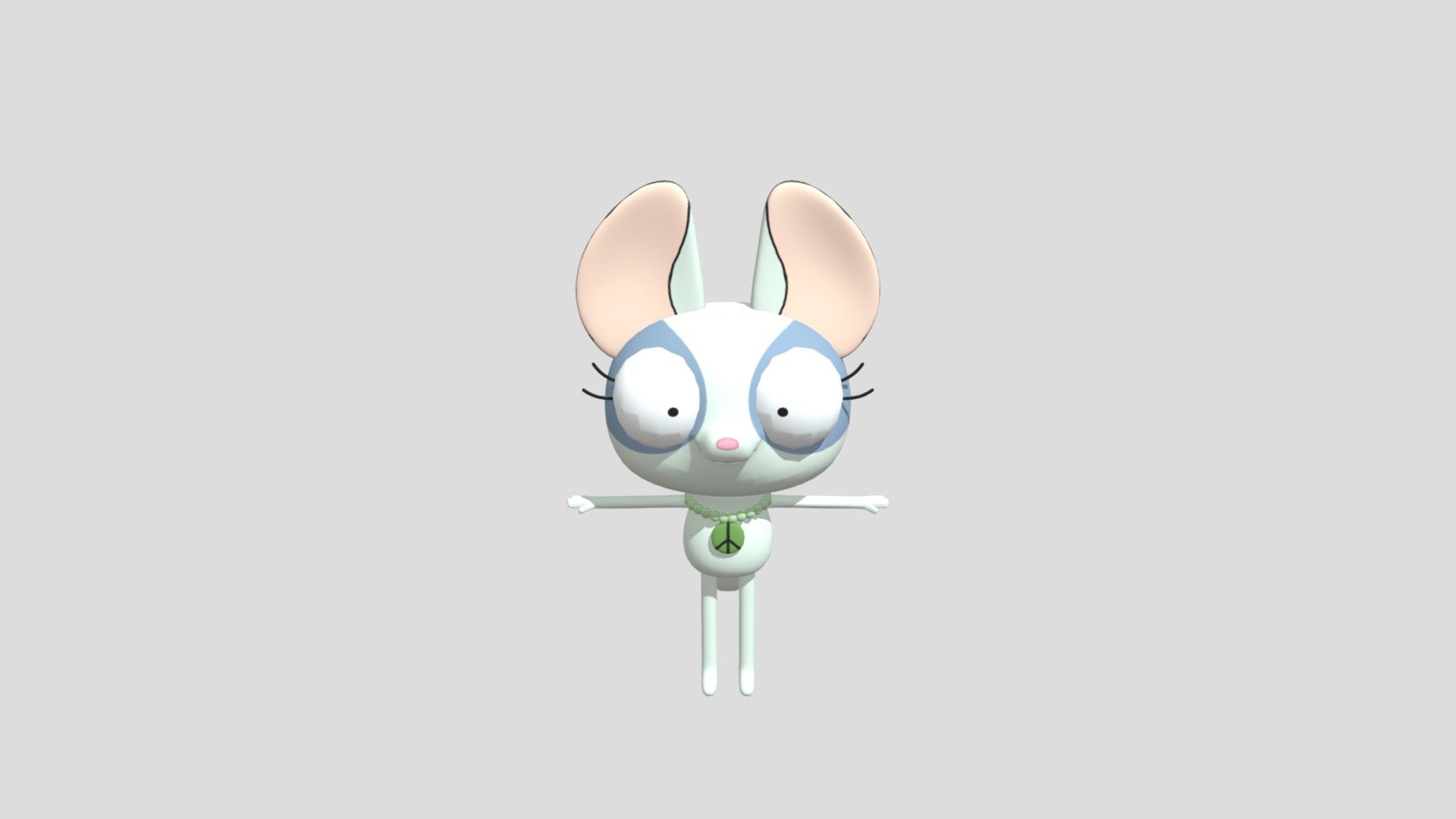 Chinchilla Girl (kiff Series) - Download Free 3D model by TV Animations ...