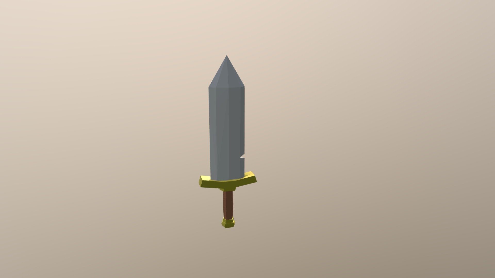 [Low Poly] Sword - Download Free 3D model by Rafael Lopes ...