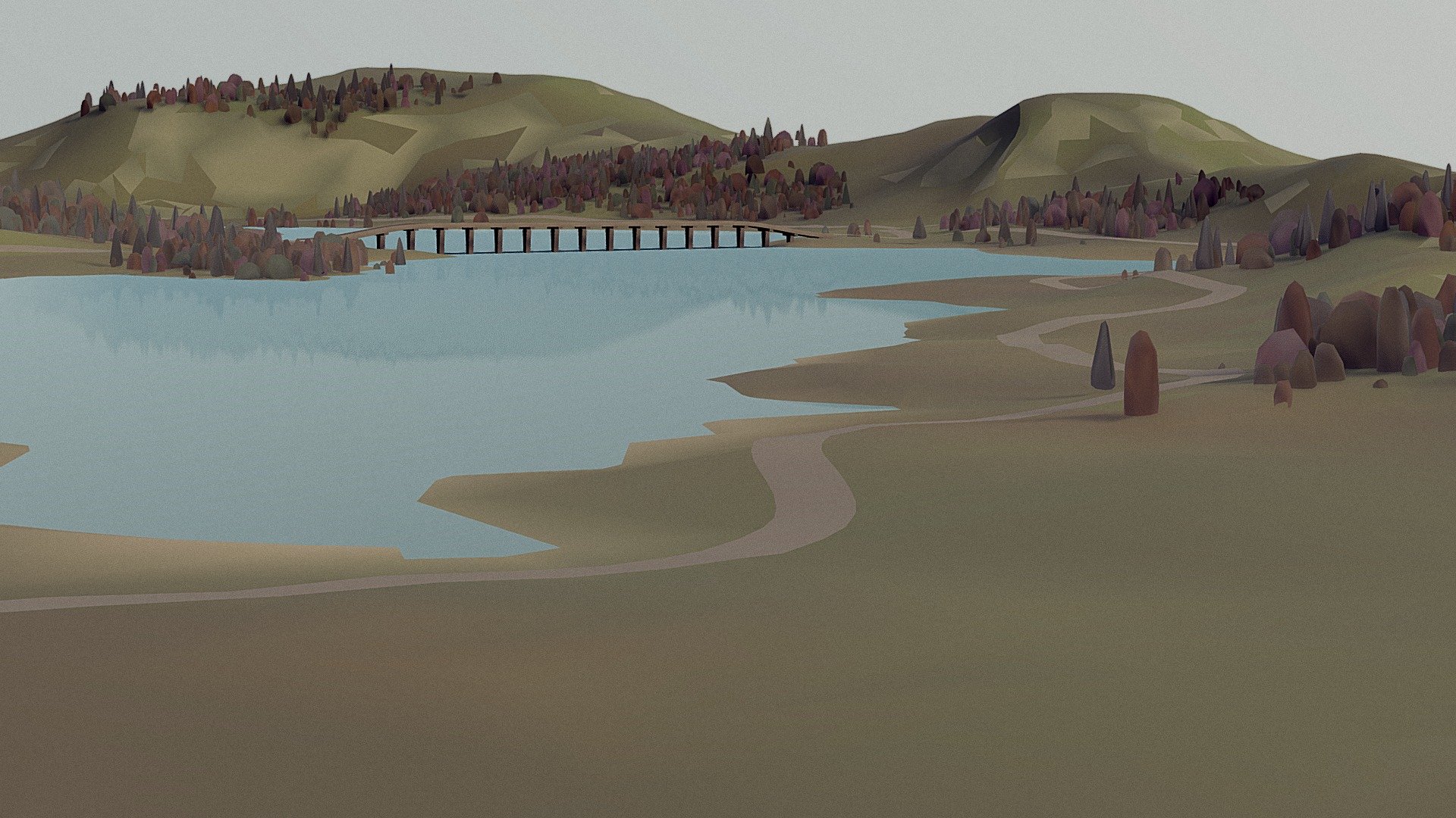 Lake - Download Free 3D model by Michel Donze (@mdonze) [d15253e ...