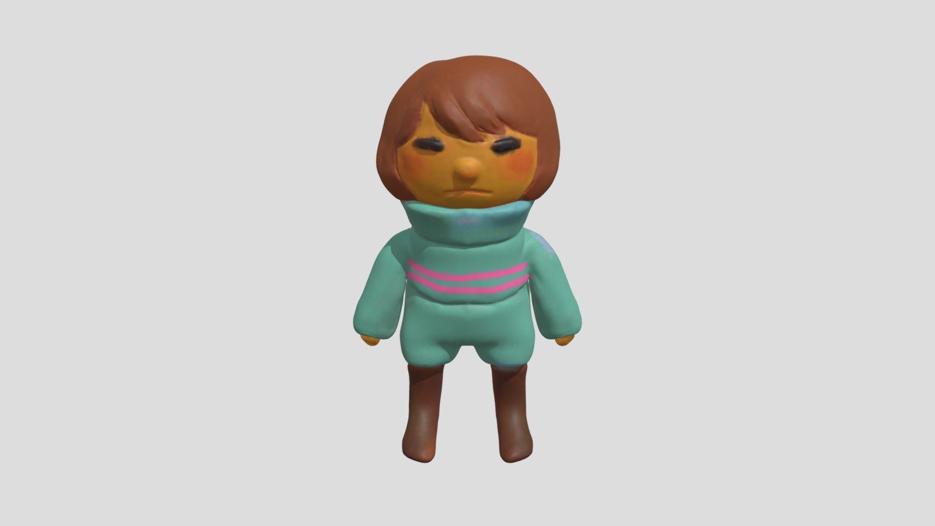 P_p_ Frisk - 3D model by nathalibarrientos [d152ecb] - Sketchfab