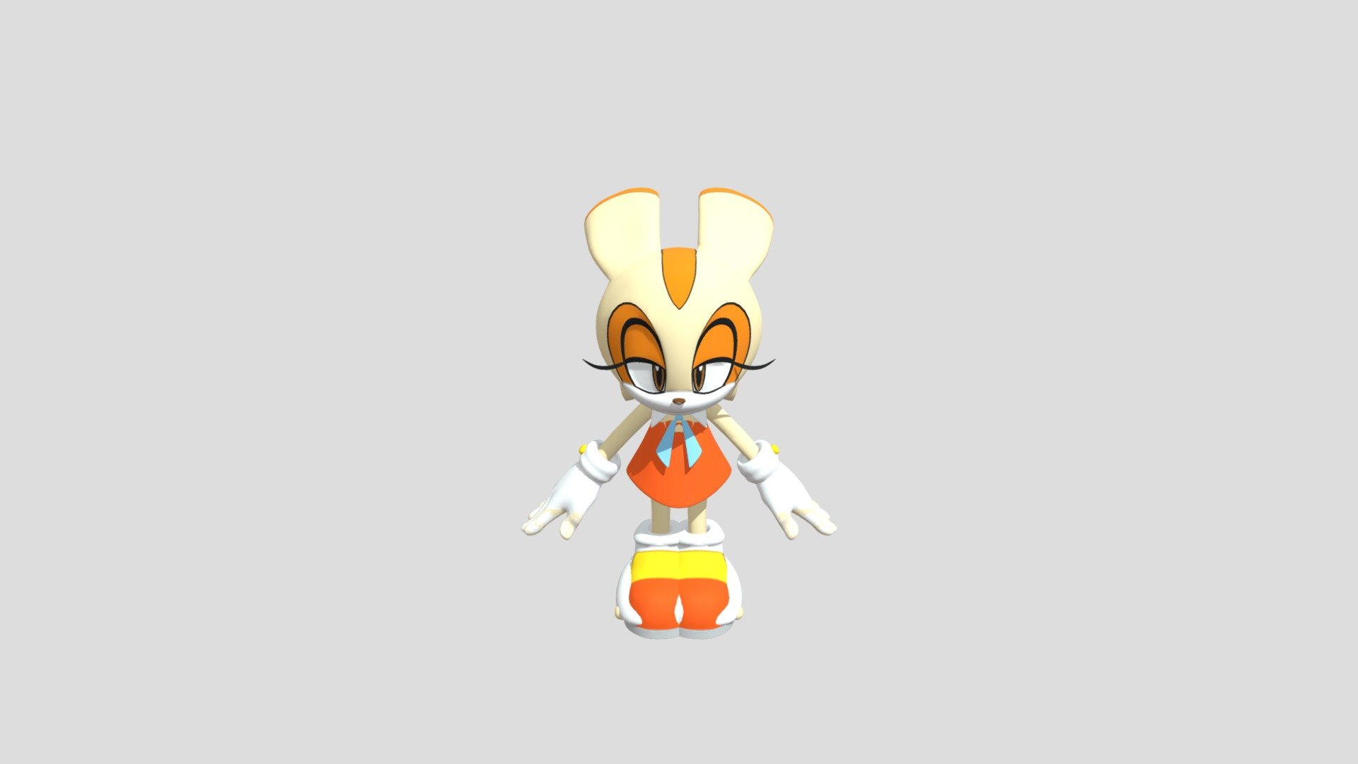 Cream The Rabbit - Download Free 3D model by anderlenolan [d15450e ...