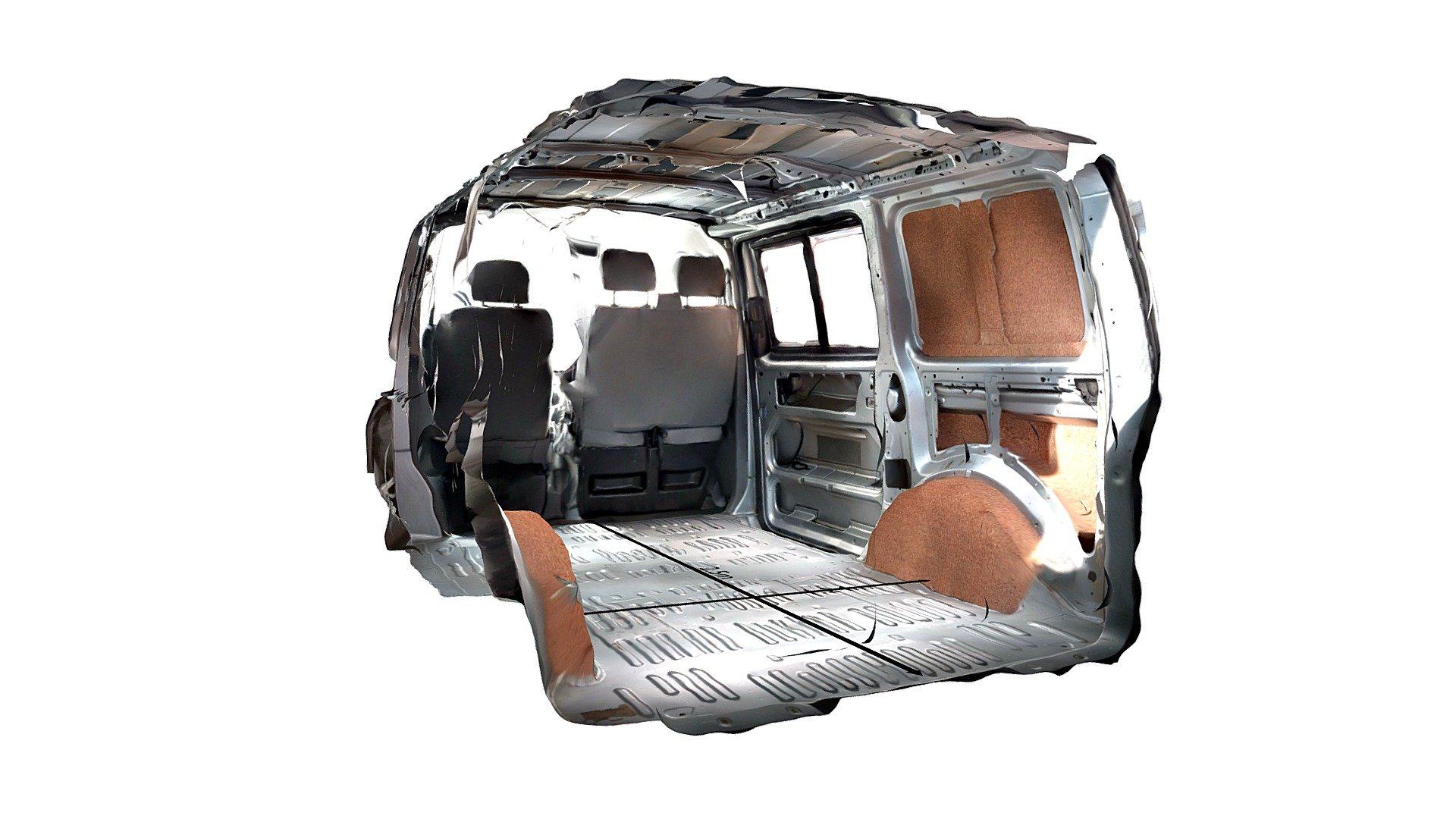 Volkswagen Transporter T5 L1H1 - Interior scan - Download Free 3D model ...