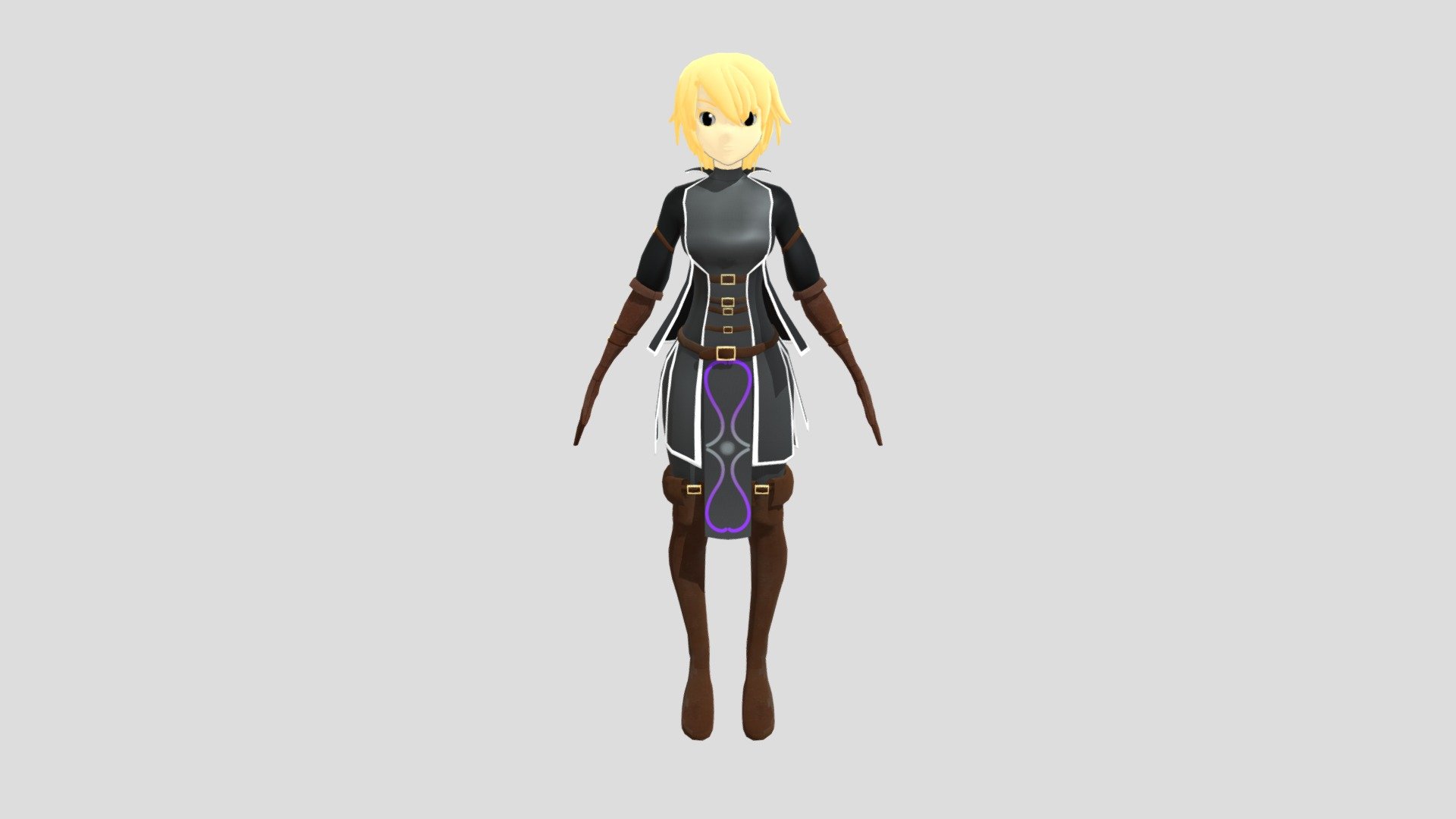 Anime Girl Model - Download Free 3D model by Prasin Shrestha ...