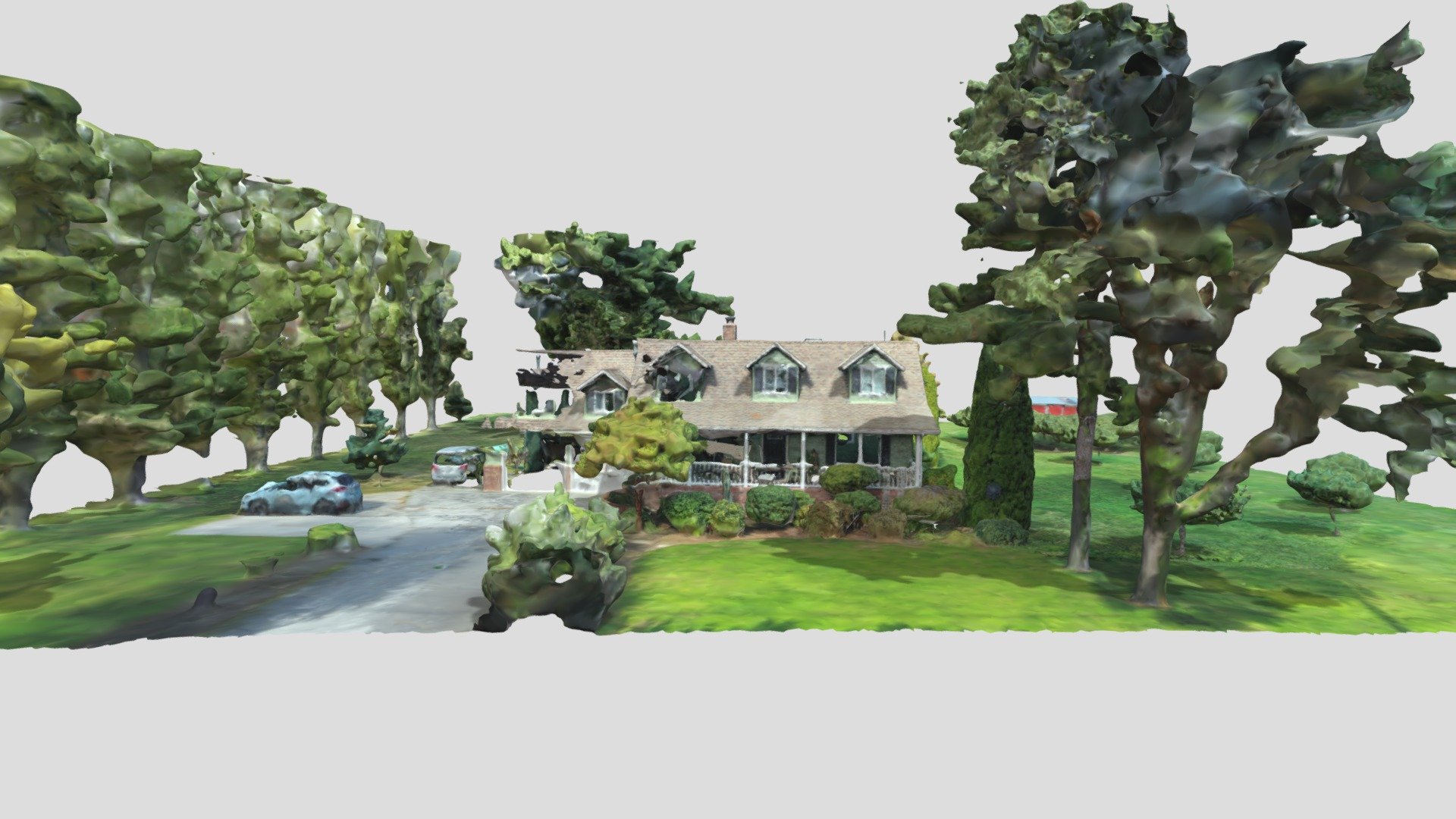 House and Yard Photogrammetry Model - Download Free 3D model by ...