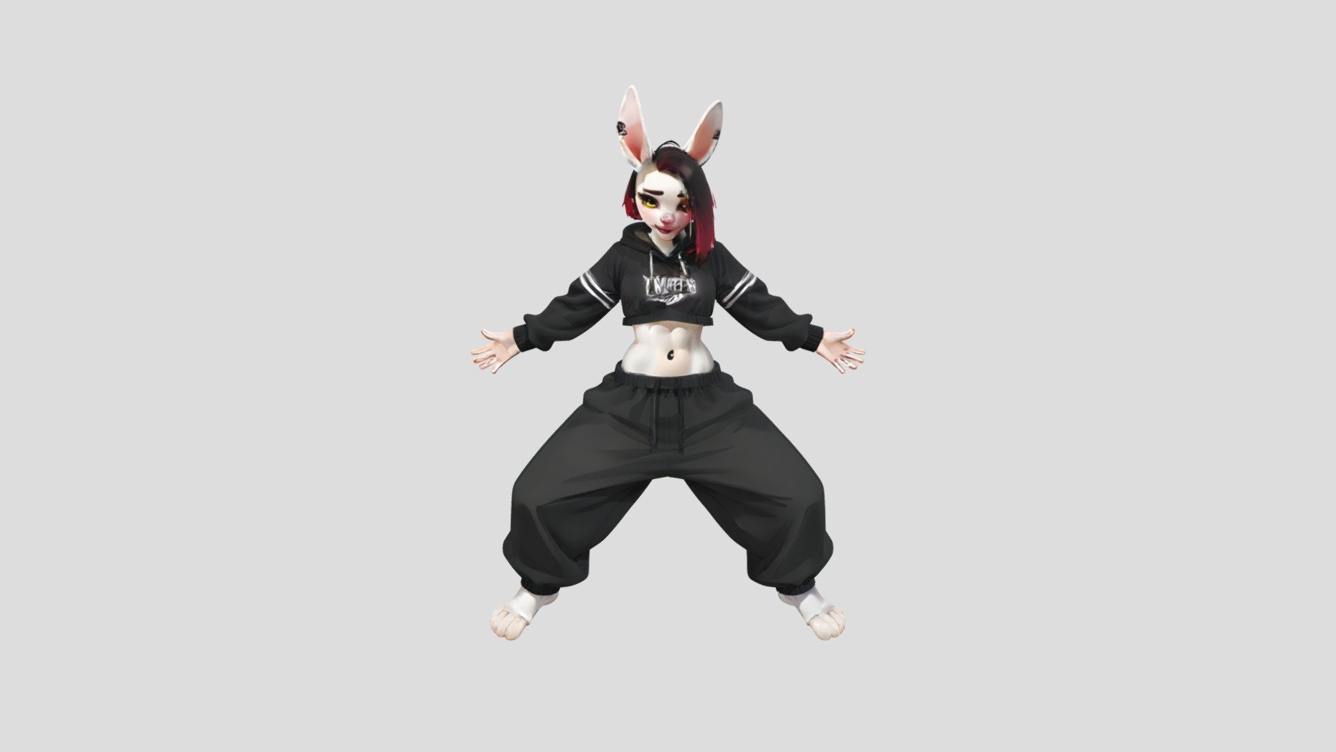 Kaninchen the goth murder rabbit - Download Free 3D model by hat3monkey ...