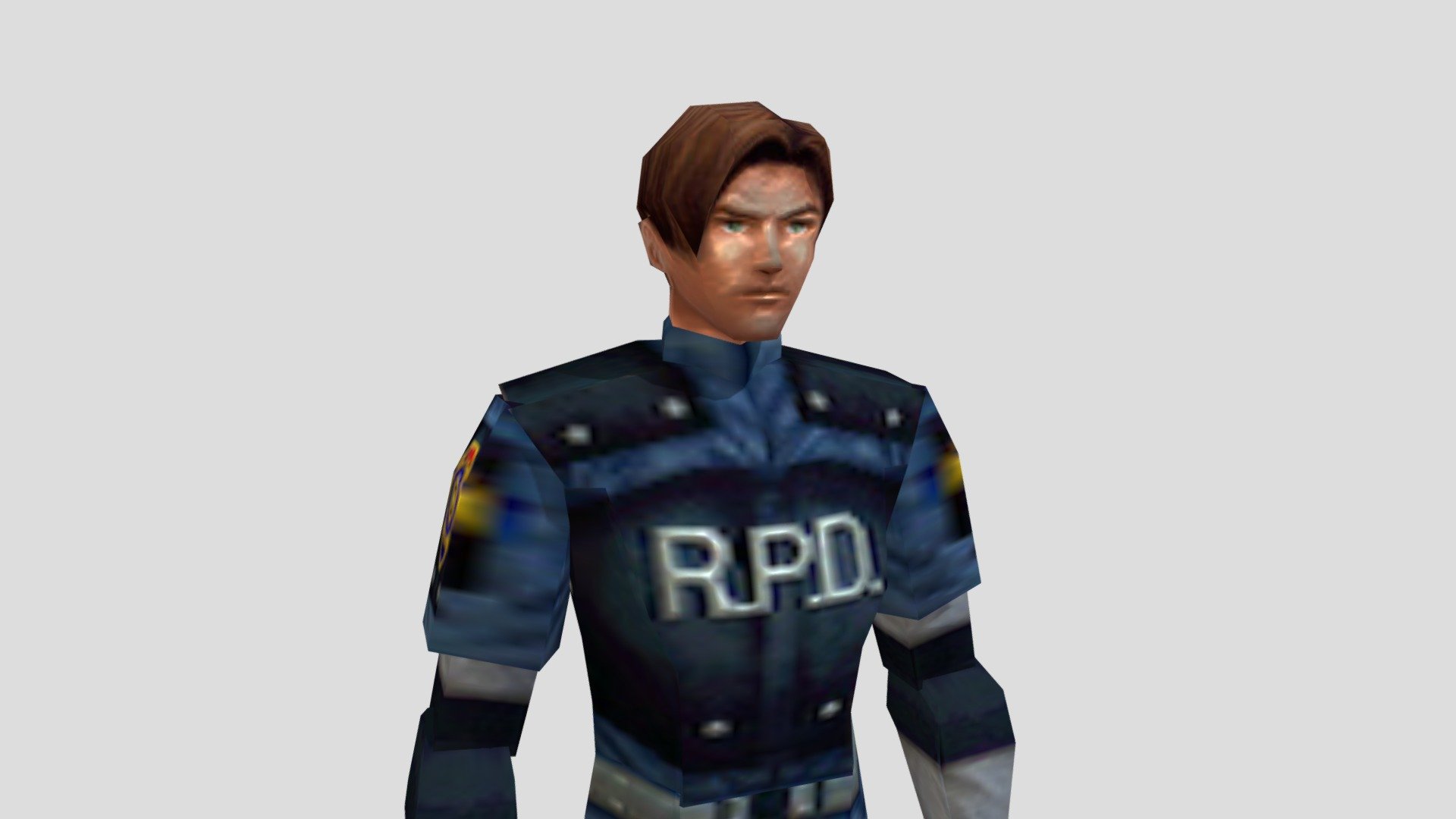 Play Station - Resident Evil 2 - Leon - 3D model by U.A.C.WAD ...