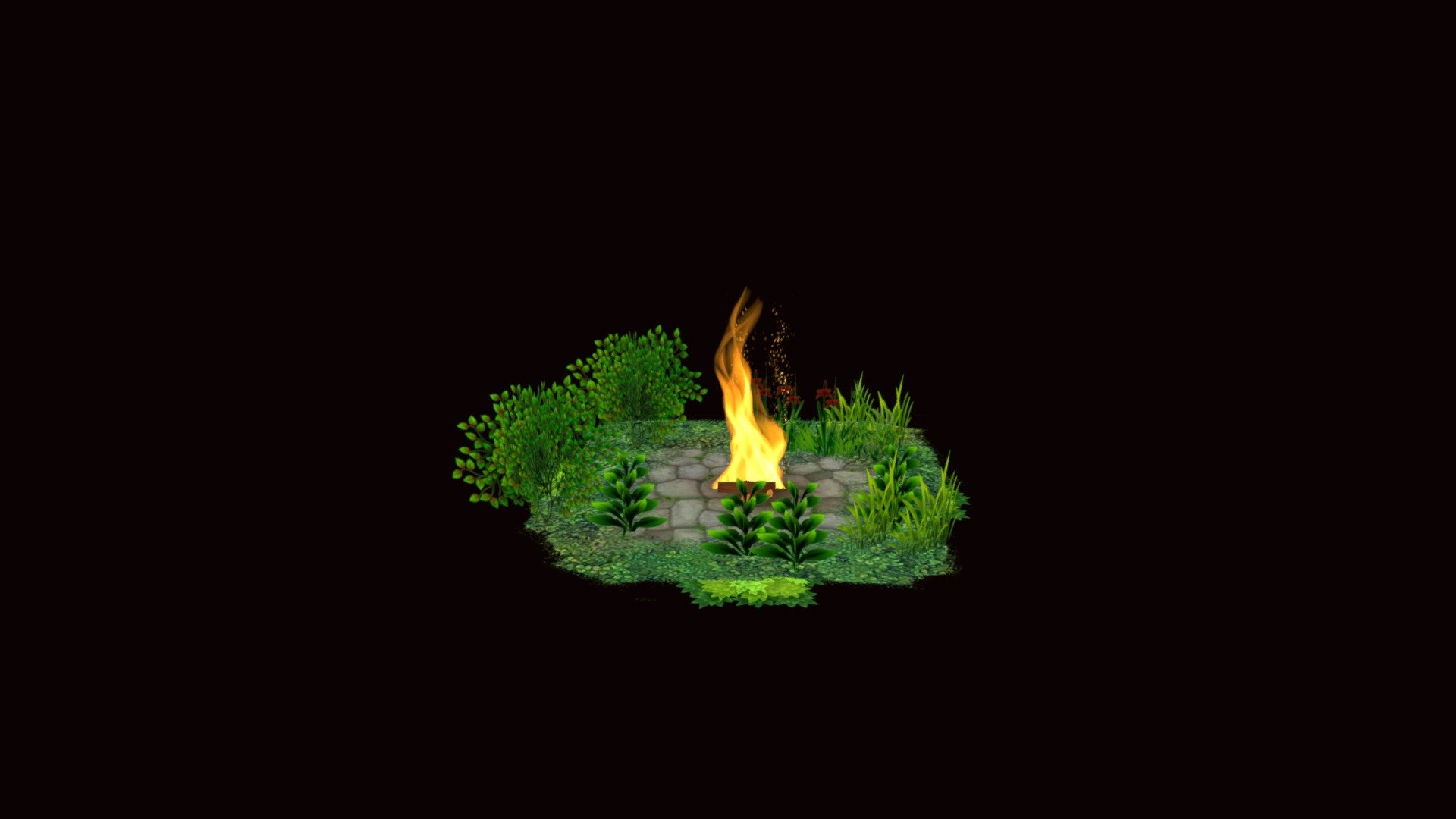 Firecamp - 3D model by Anton (@dsw47208) [d15fe6f] - Sketchfab