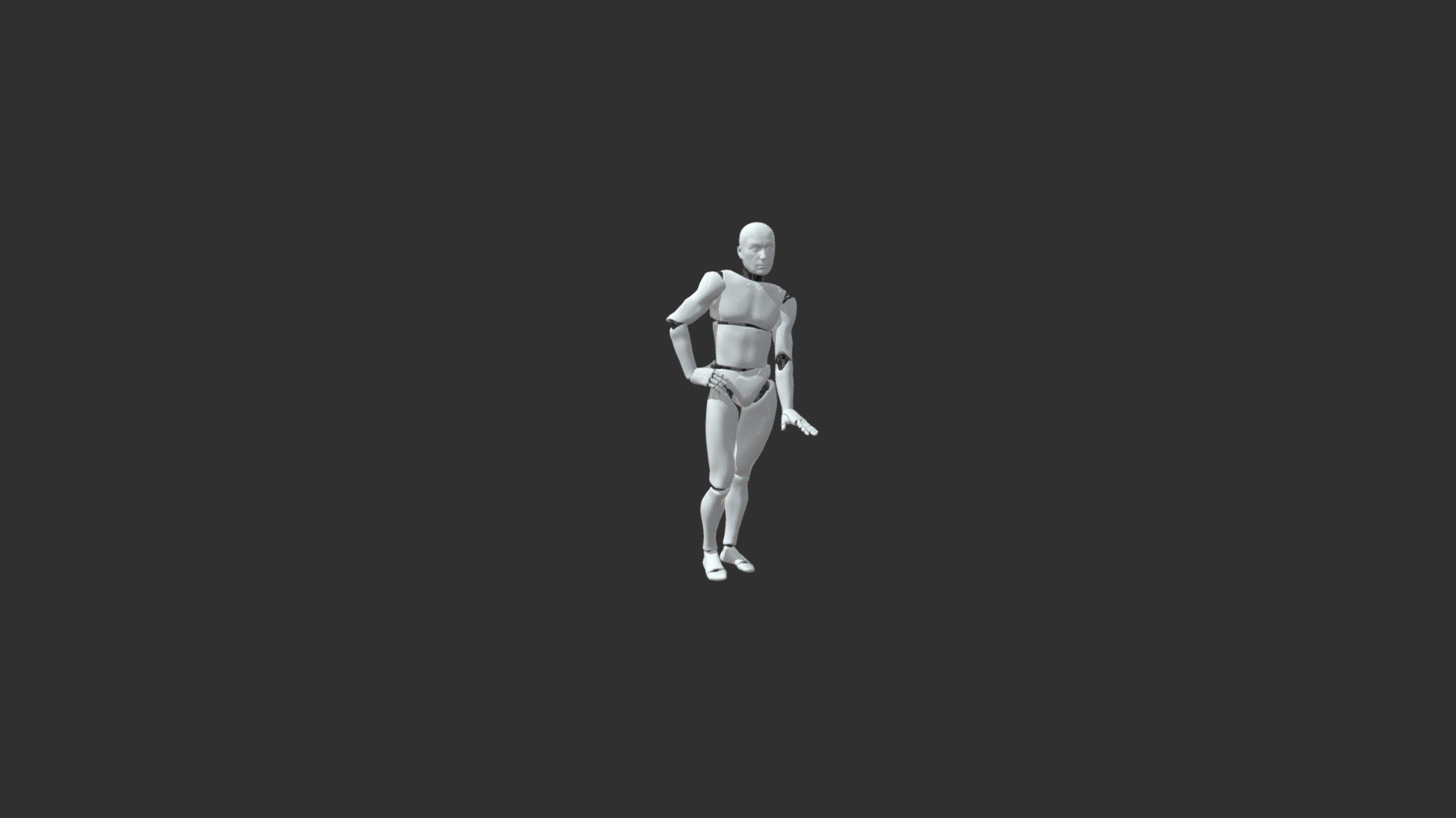 Scratches_the_foot_v3 - 3D model by Animmade17 [d1610b2] - Sketchfab