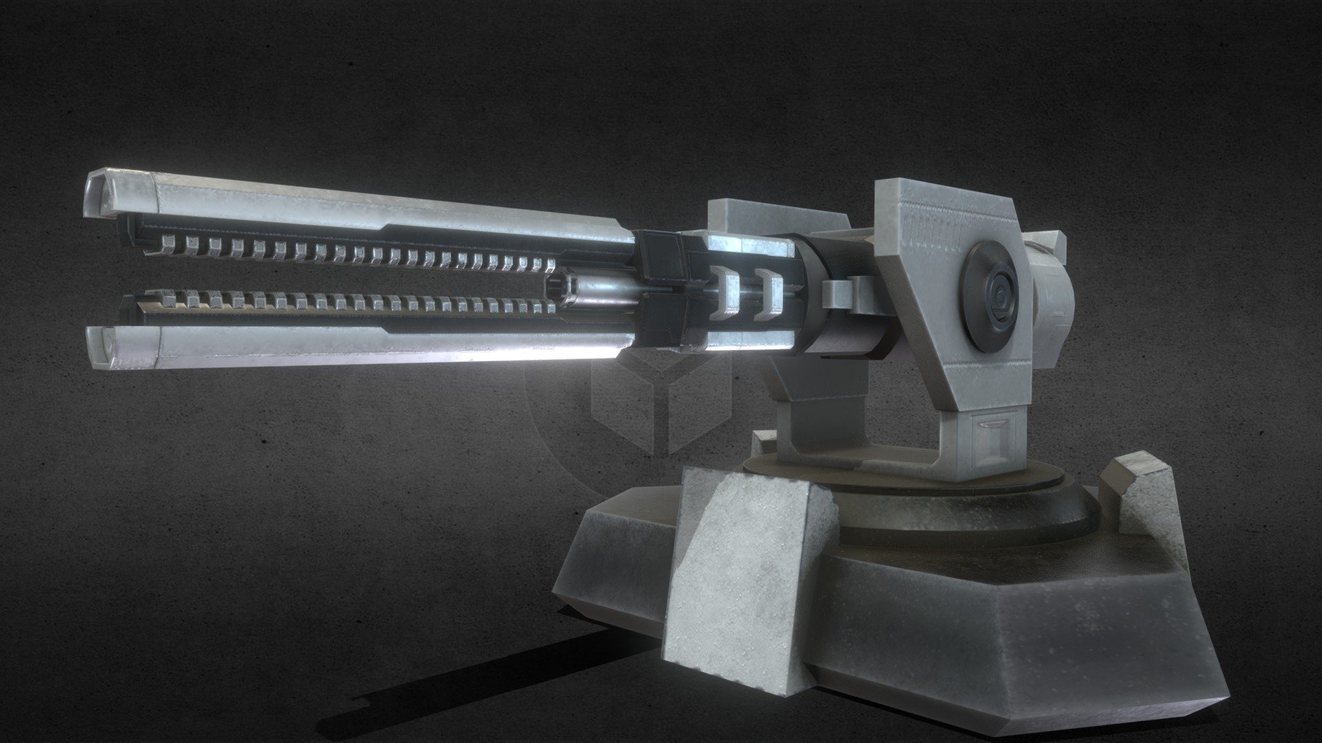 Railgun Turret - Download Free 3D model by plazma019 [d162c2b] - Sketchfab