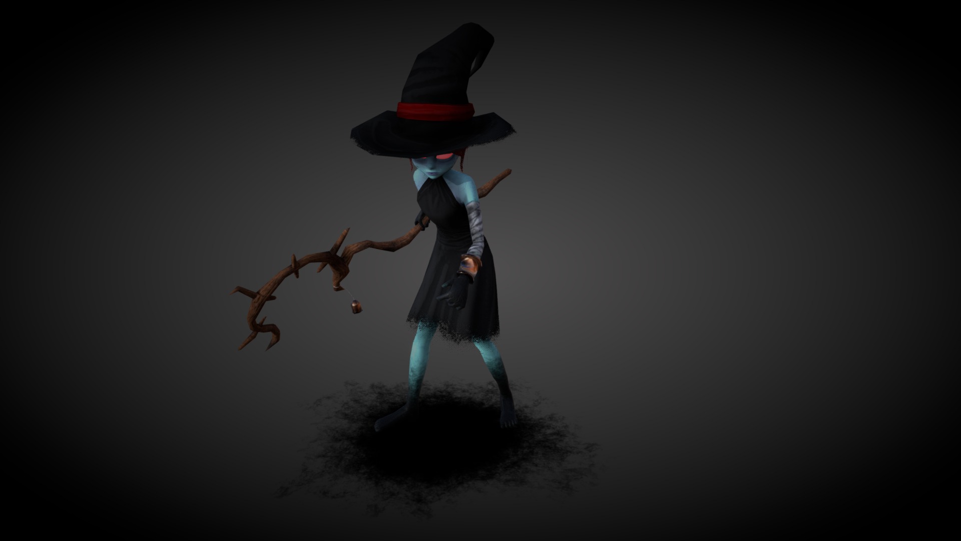 Witch-pose - 3D model by Nick.Lee [d164975] - Sketchfab