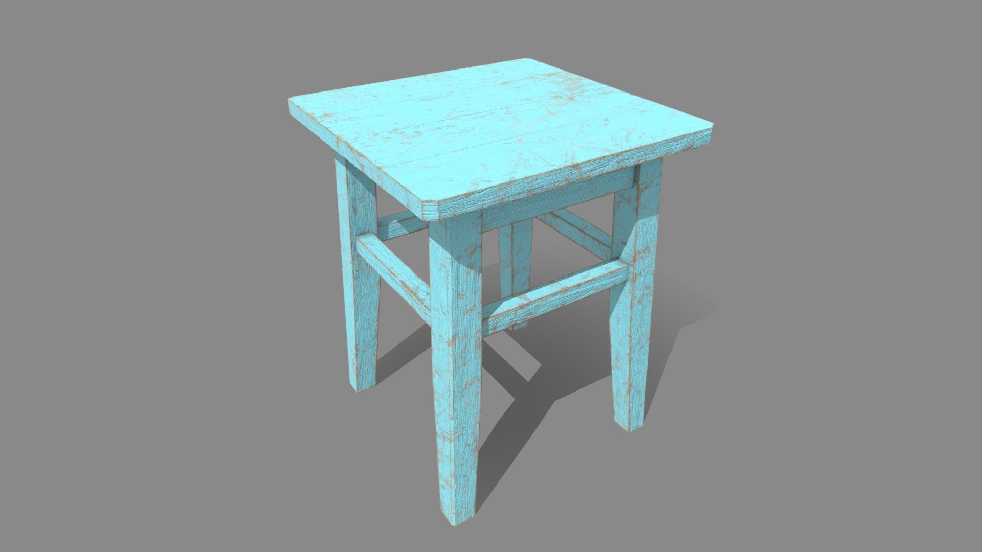 stool wood - Download Free 3D model by clon6767 [d164d77] - Sketchfab
