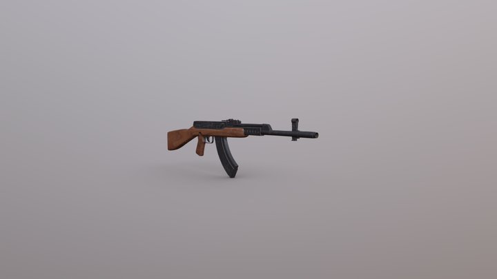 Assault_rifle 3D models - Sketchfab