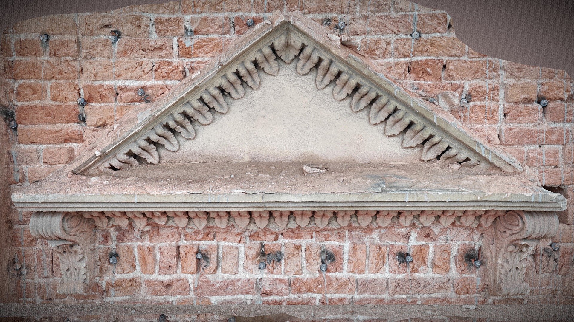 Pediment - Download Free 3D model by Stepan_Kashtanov [d167704] - Sketchfab