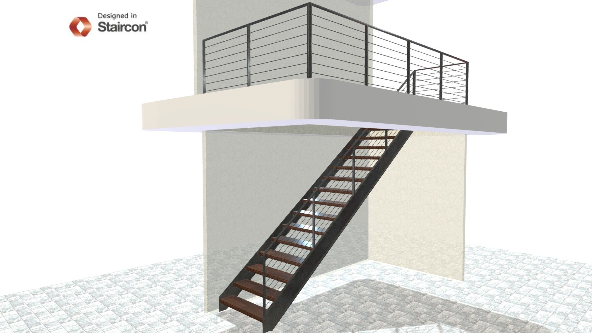 HOP Metal C- Channel - 3D model by 3D Software for Stair Design and ...
