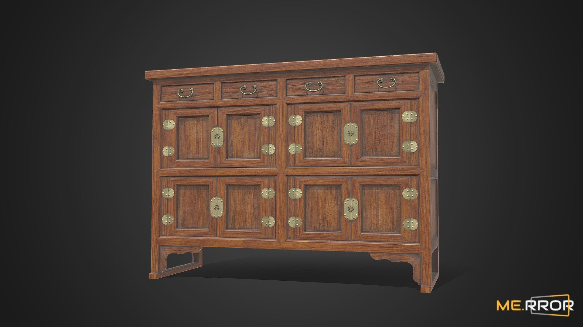 [Game-Ready] Korean Traditional Drawer - Buy Royalty Free 3D model by ...