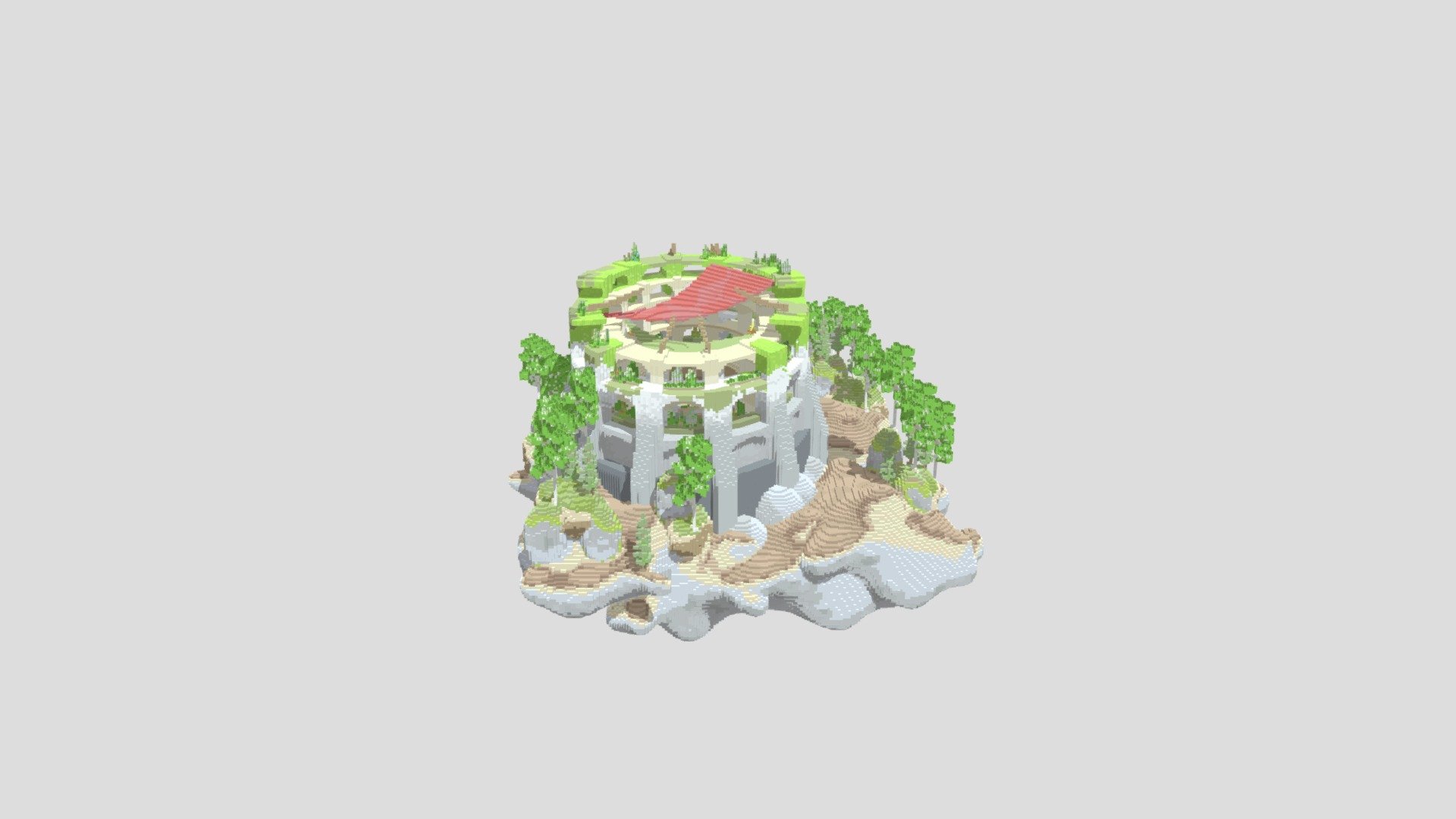 Colloseum PvP Arena - 3D model by blockking [d16c59d] - Sketchfab