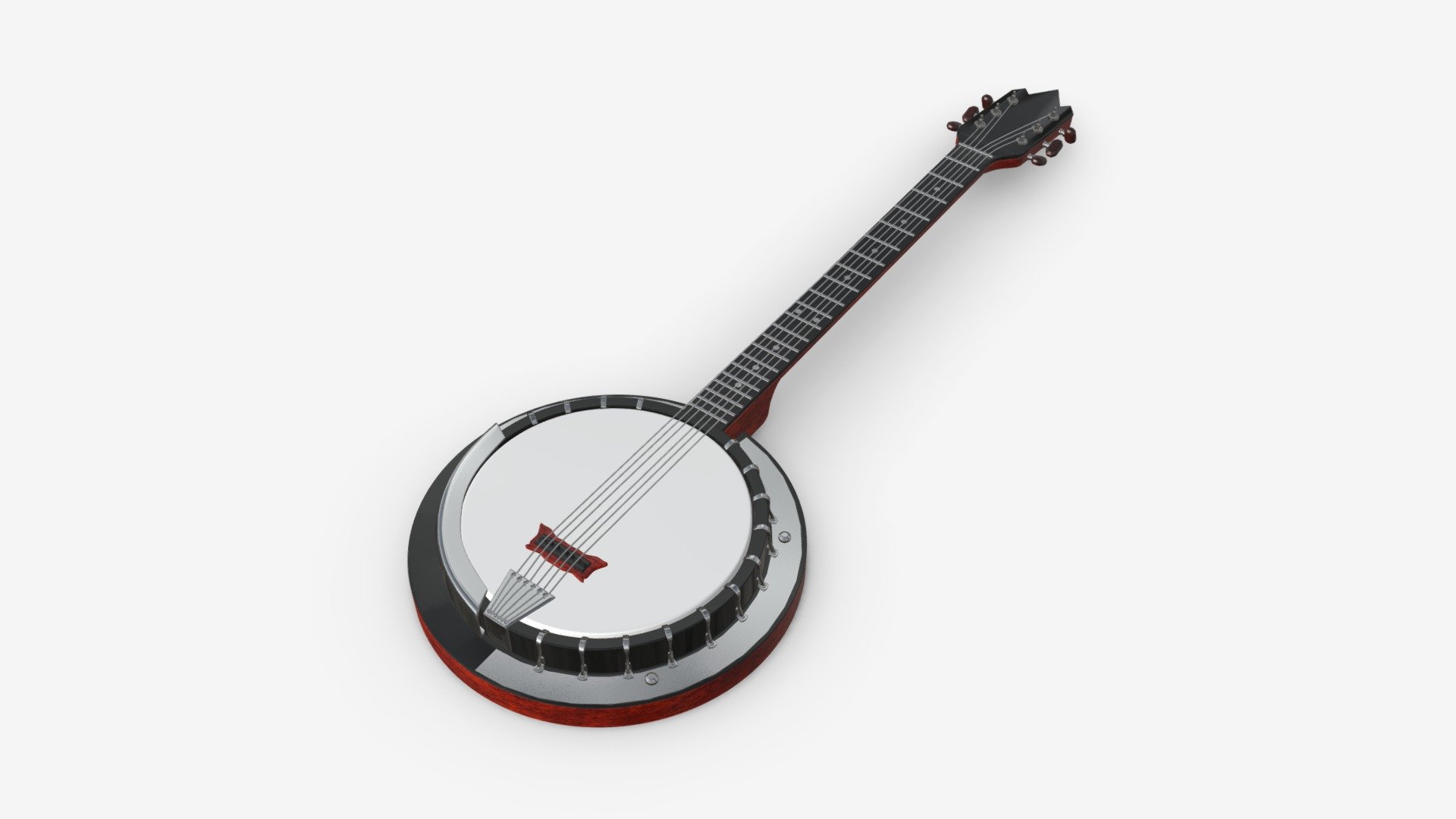 Banjo musical instrument - Buy Royalty Free 3D model by HQ3DMOD ...