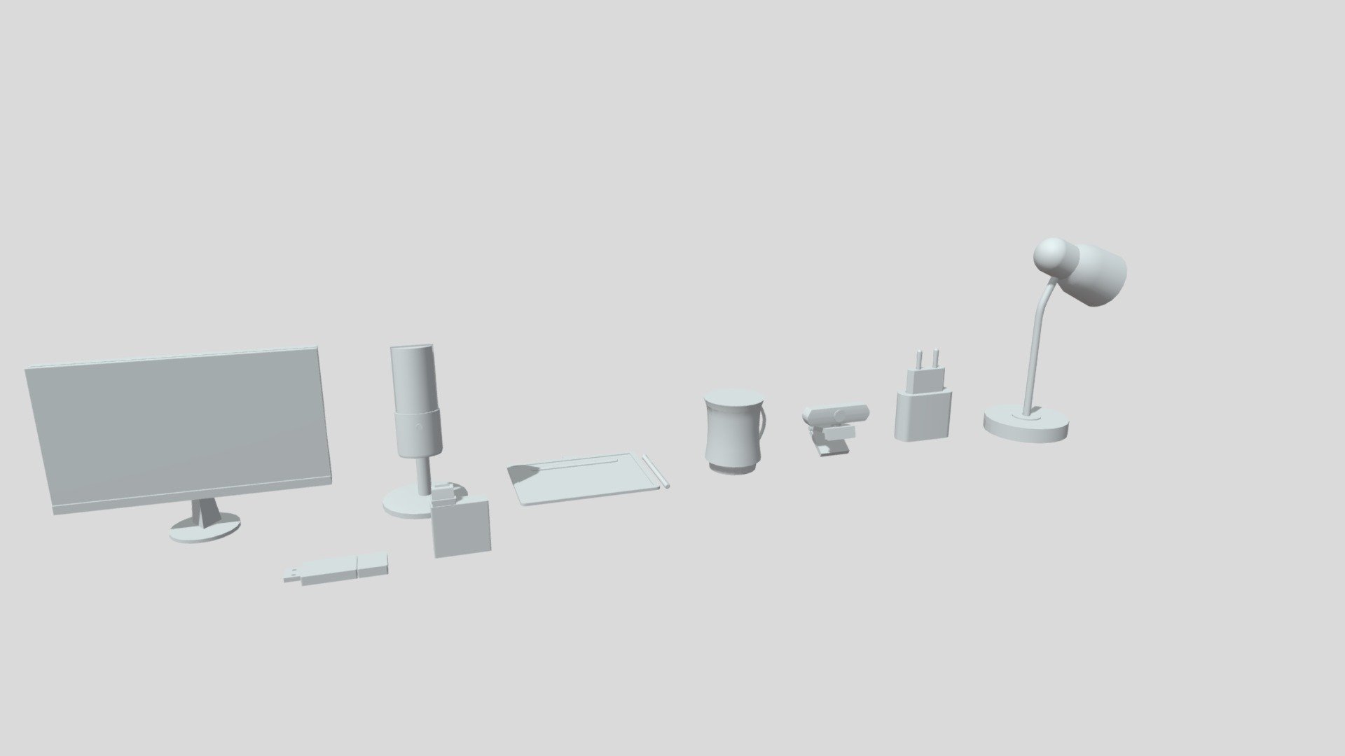 objects - 3D model by markella [d16ec9e] - Sketchfab