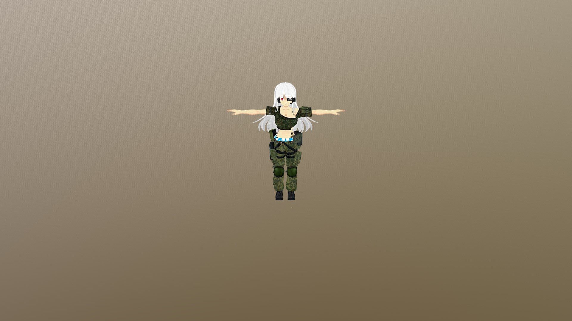 Аниме солдат для VRCHAT - Download Free 3D model by AniDub_2901 ...