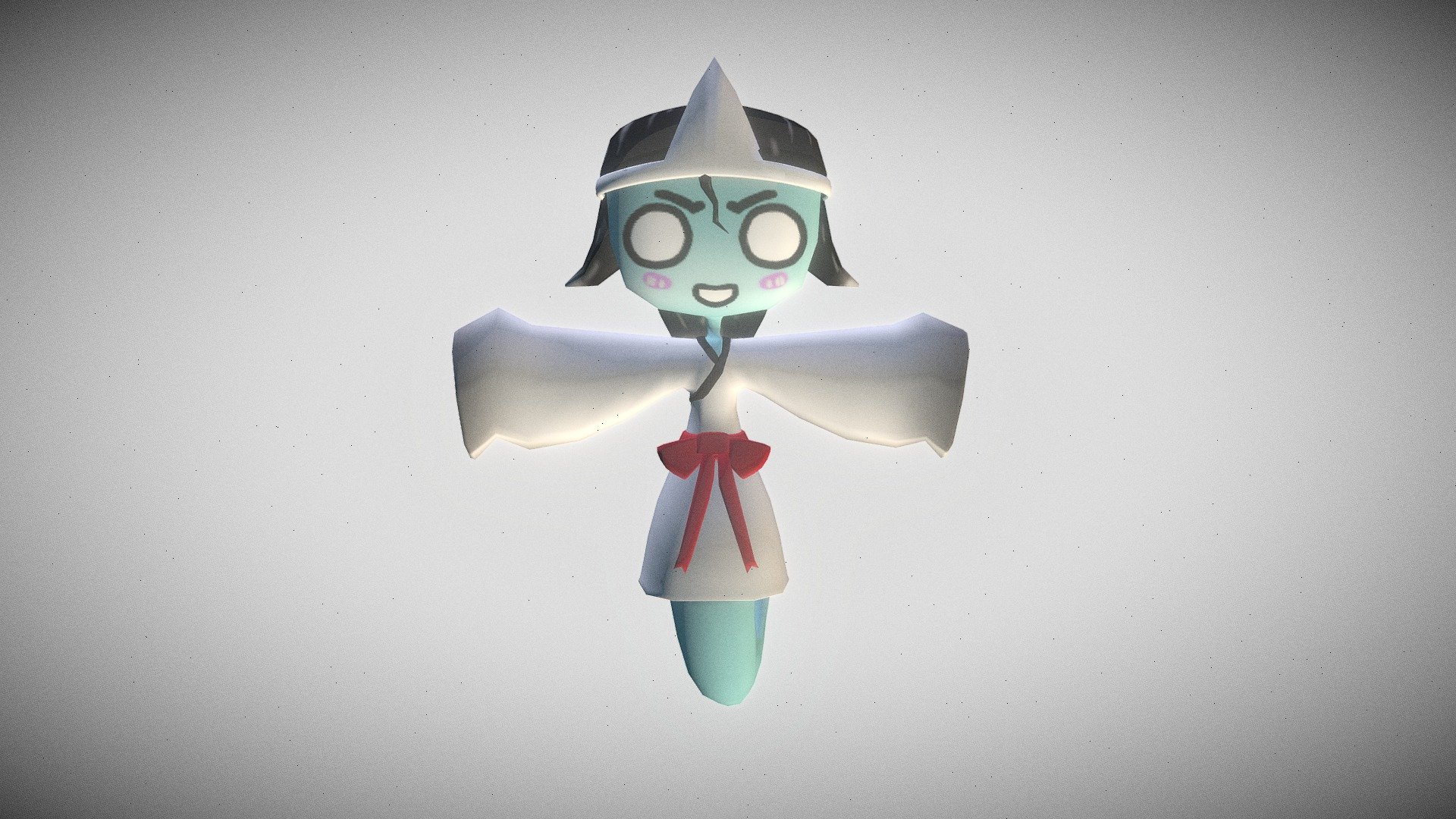 Japanese Cute Ghost - 3D model by Bilgun (@bilgun13) [d16fa05] - Sketchfab
