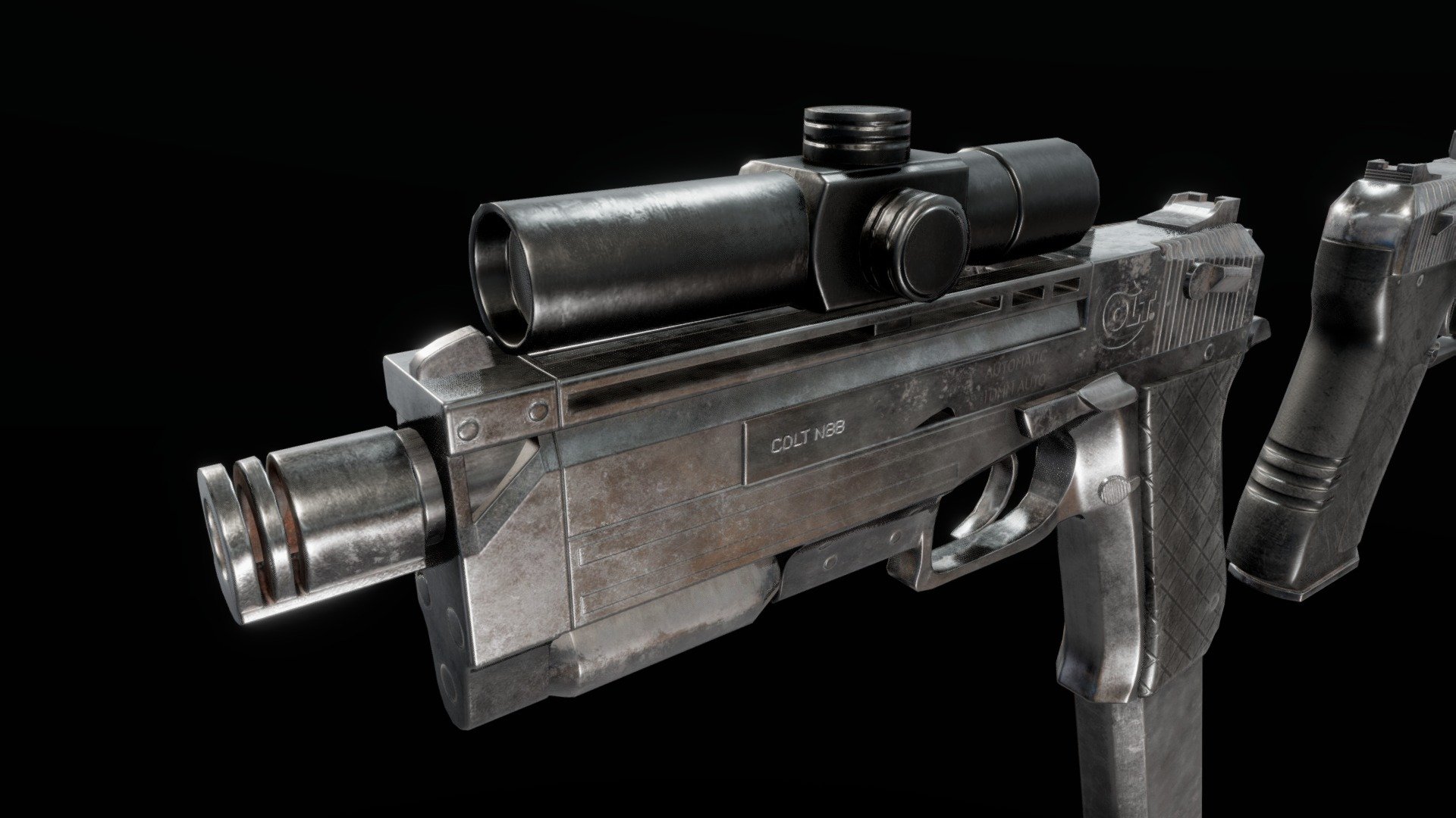 N88 10mm Pistol - 3D model by Al (@lightningocelot) [d170289] - Sketchfab