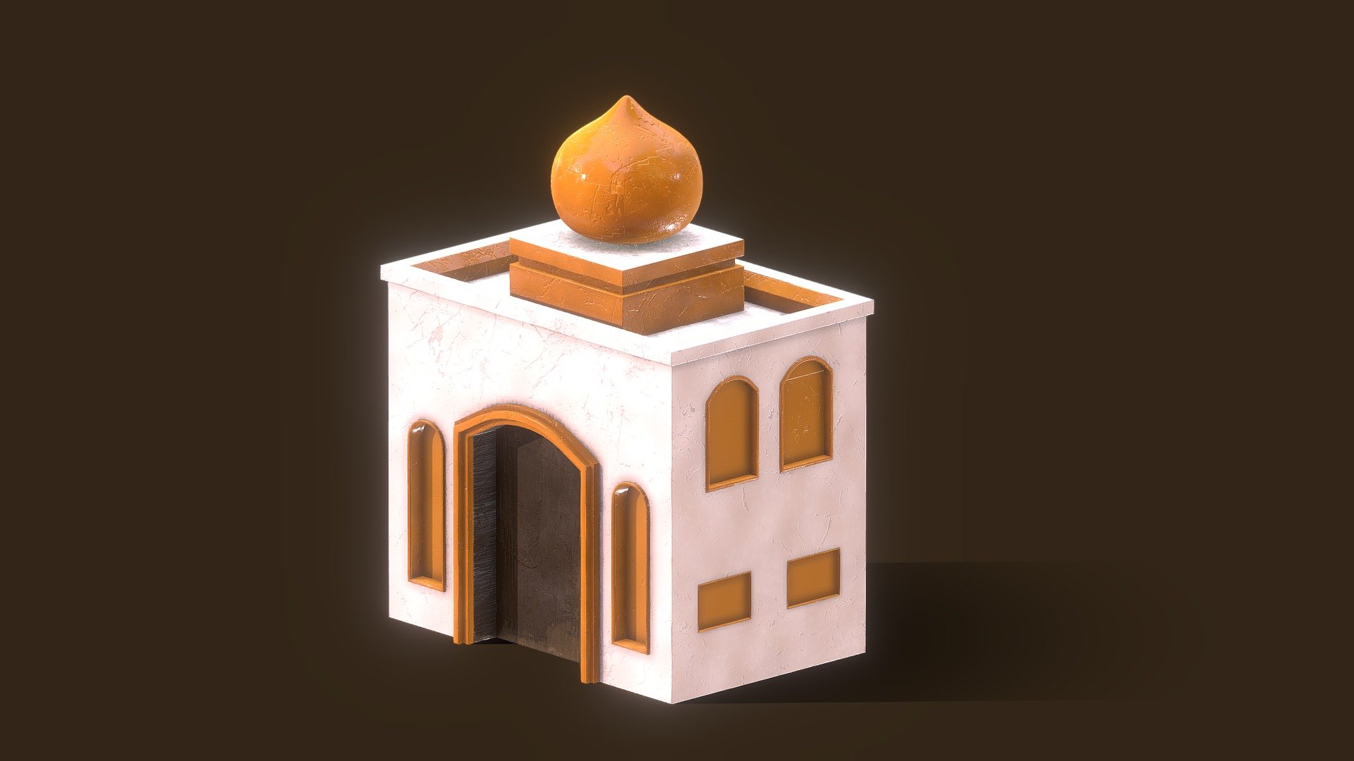Low-poly Islamic building - Buy Royalty Free 3D model by cpineda3d ...