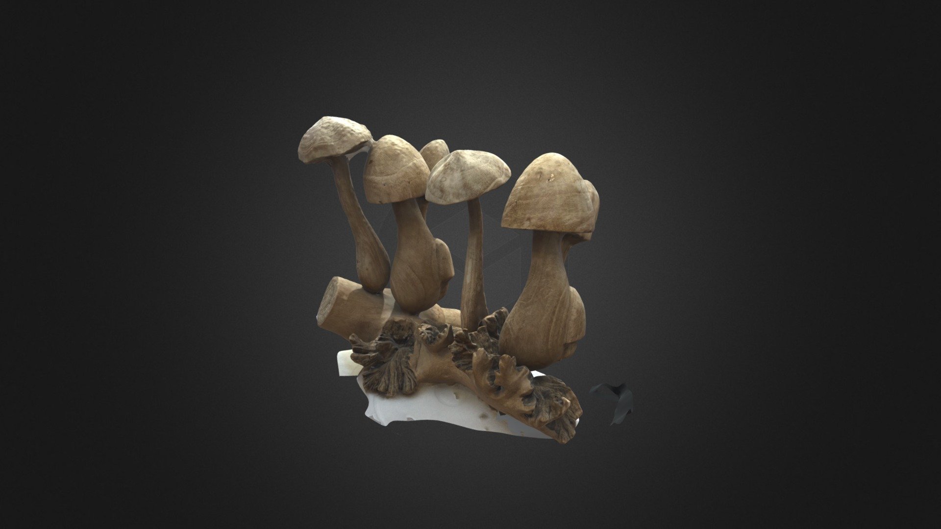 Mushrooms - Sculpture - 3D model by howittworks [d171823] - Sketchfab