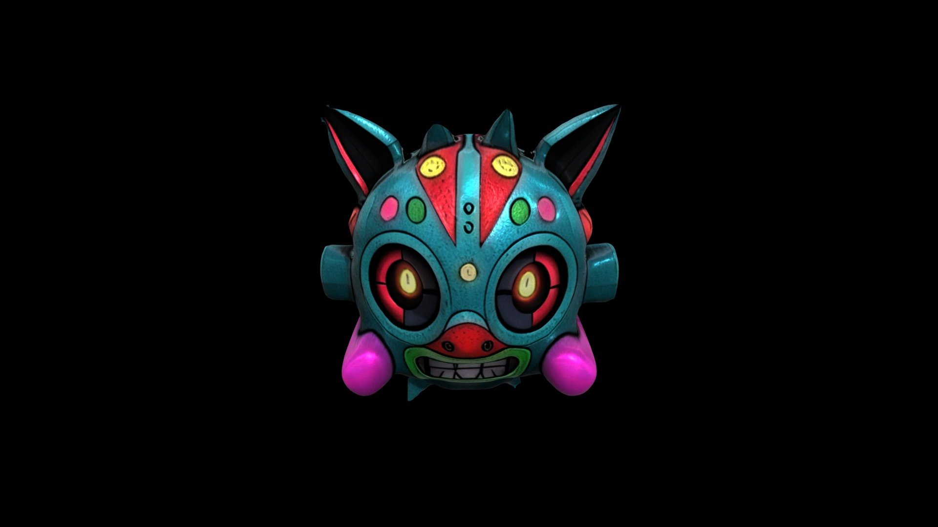 Happy Mask 325 - Download Free 3D model by klrxyz [d172f04] - Sketchfab