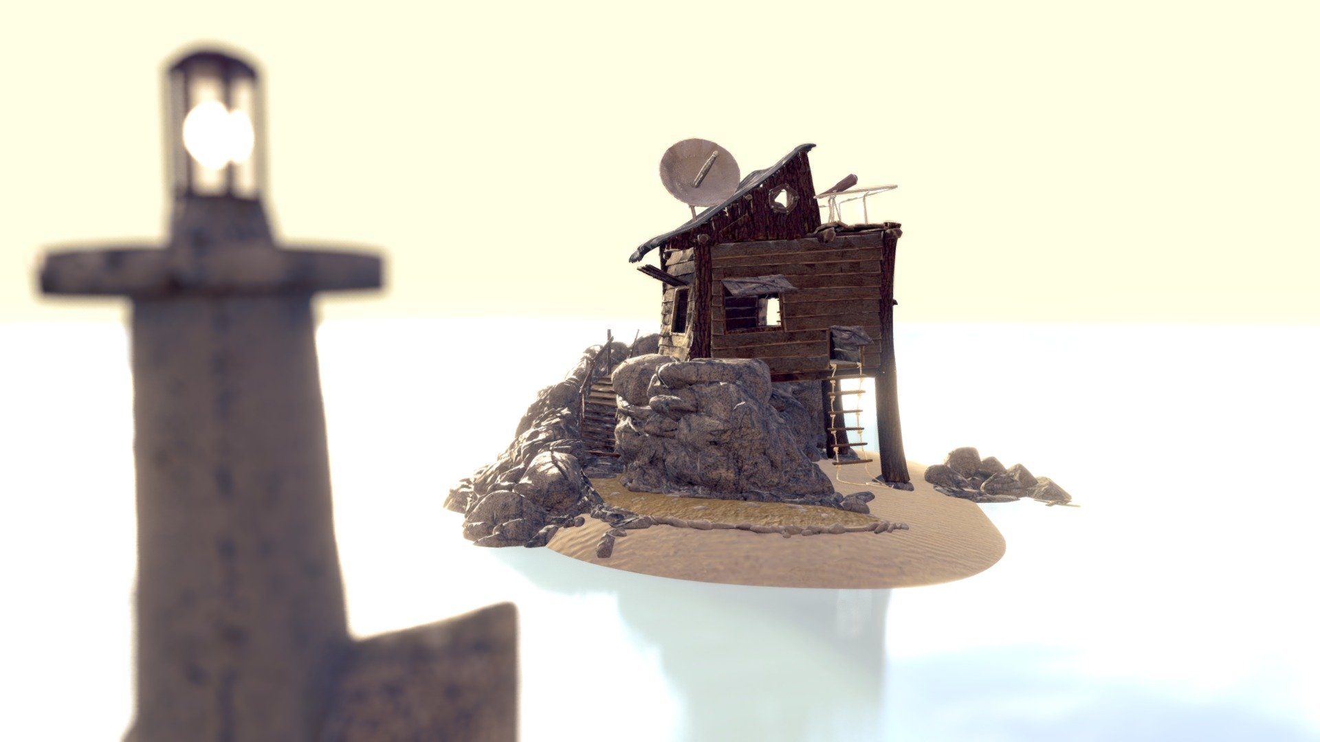 Sea cabin - 3D model by Manoel [d1738f2] - Sketchfab