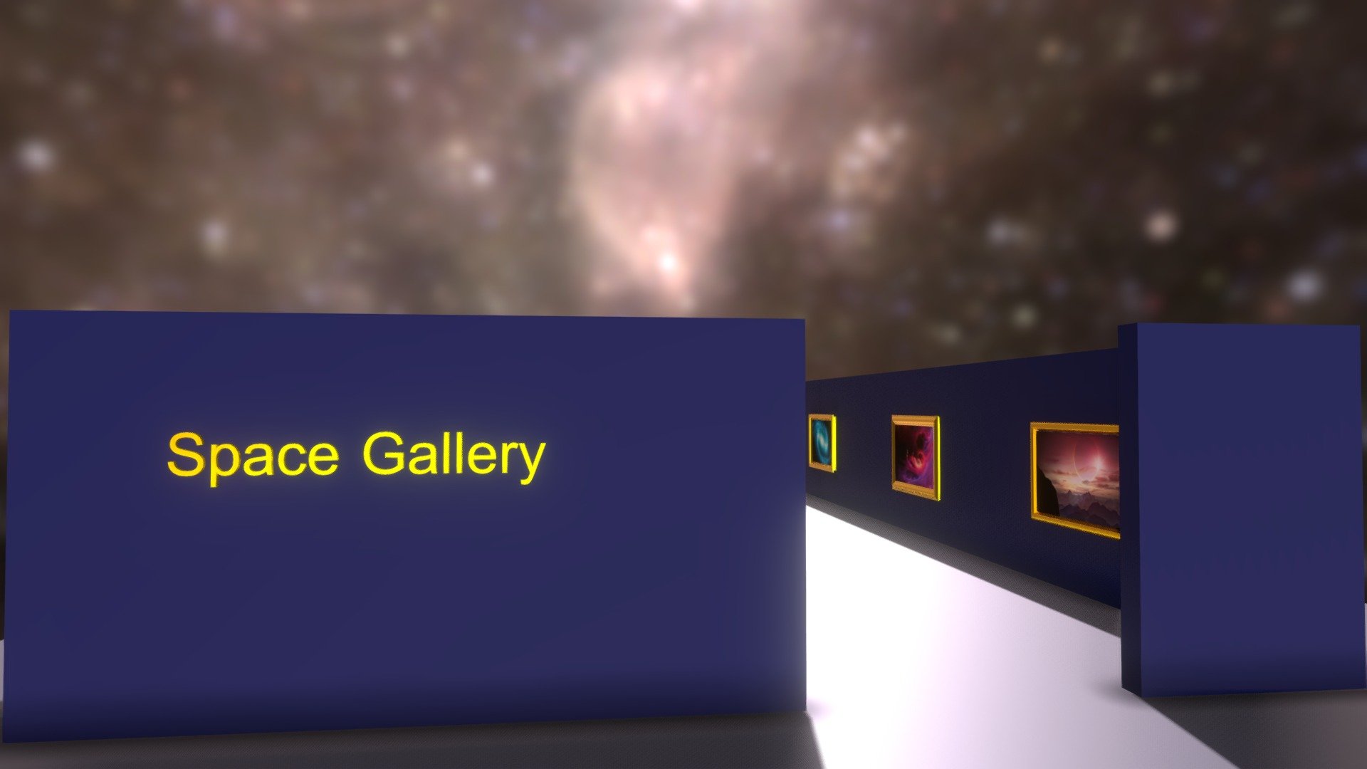 Space Gallery - 3D model by EllaJohansson [d1739fc] - Sketchfab