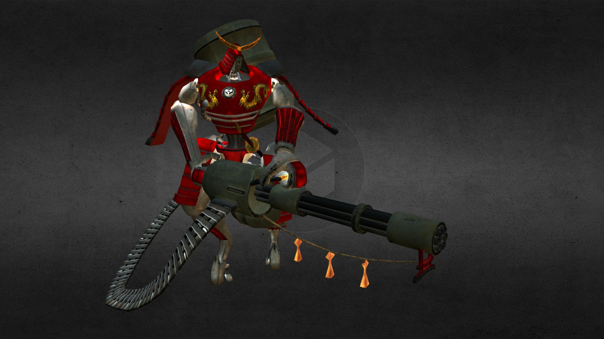 Mecha Samurai 2.0 - 3D model by MARC ALBURNÀ (@marc.alburna) [d17429f ...