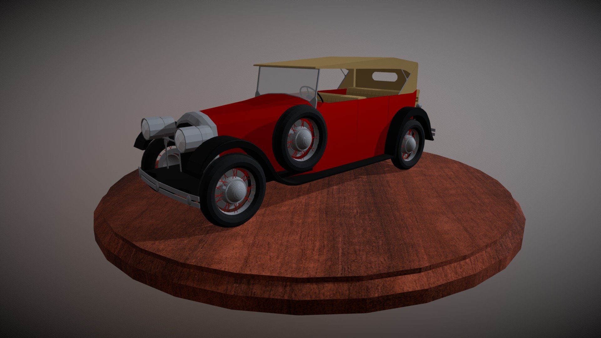 Classic Car - 3D model by Darkrendering [d17529b] - Sketchfab