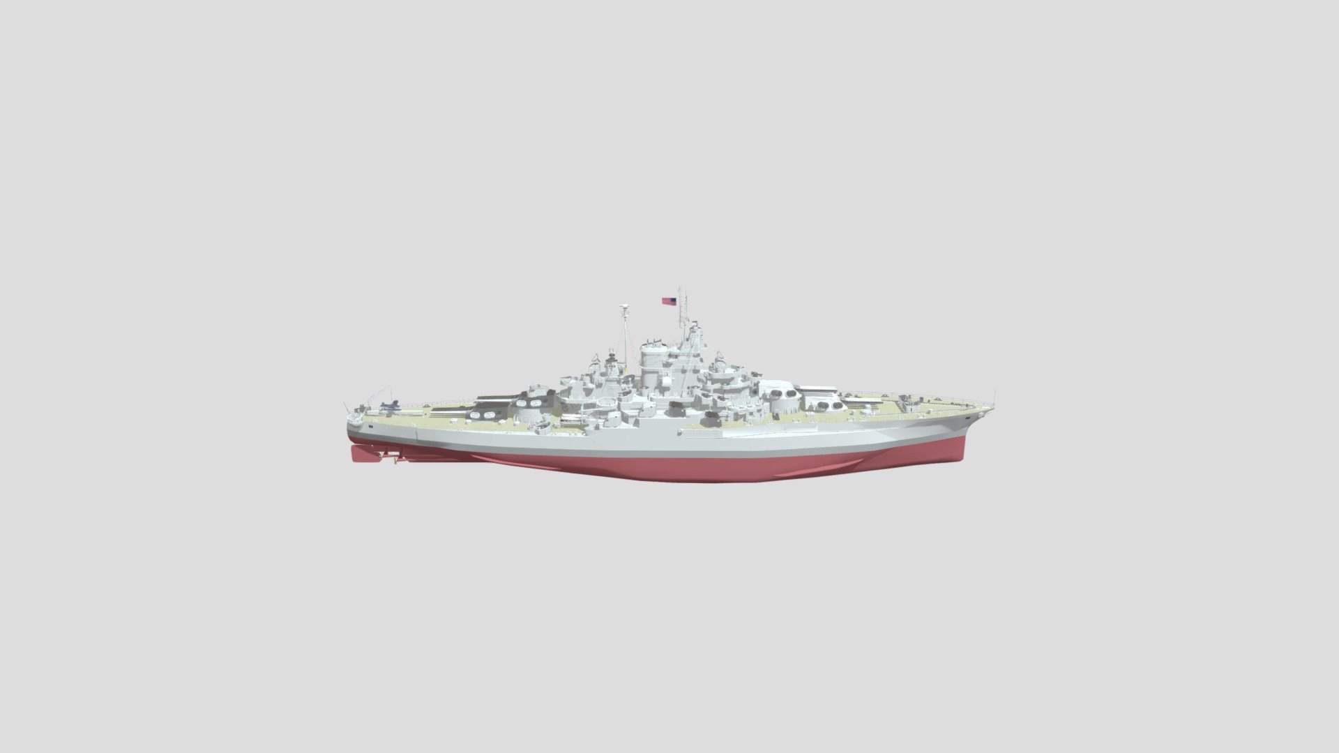 USS California - Download Free 3D model by HappySunpore [d1764b2 ...