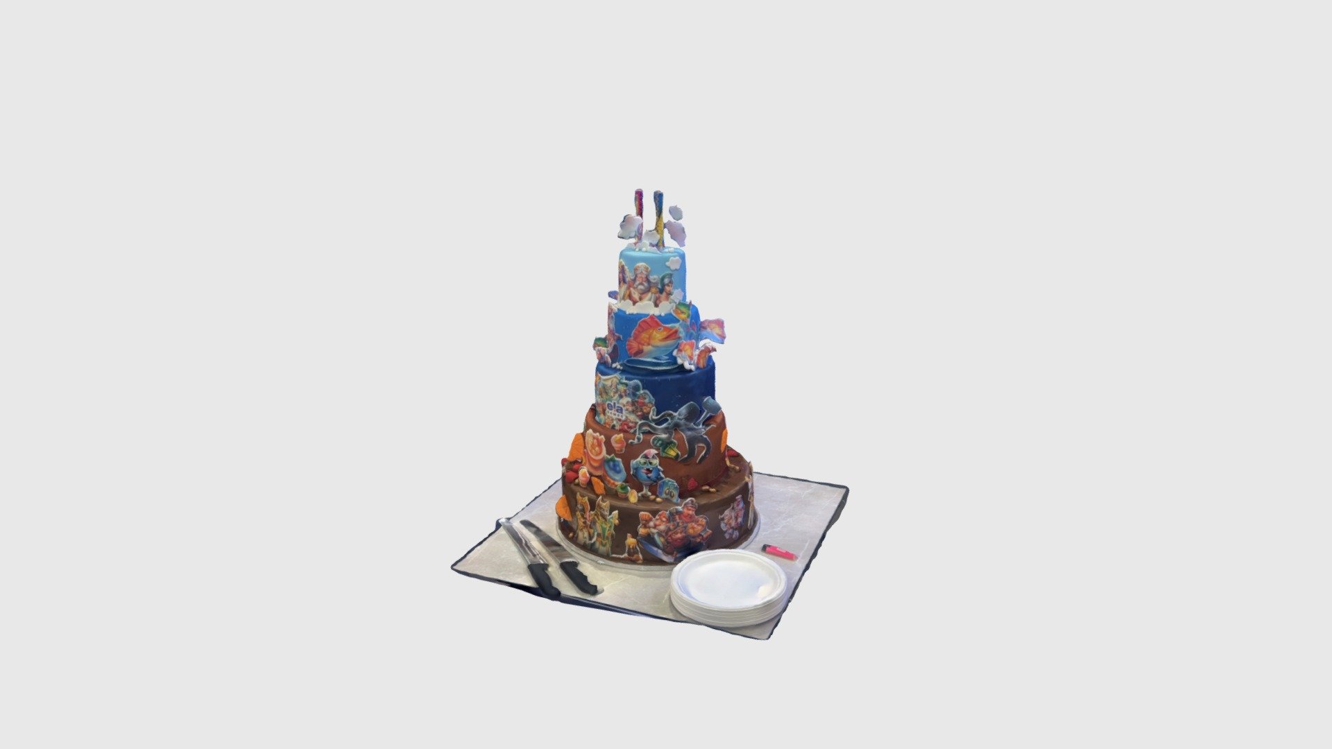 Ela cake - Download Free 3D model by coolok [d1775c8] - Sketchfab