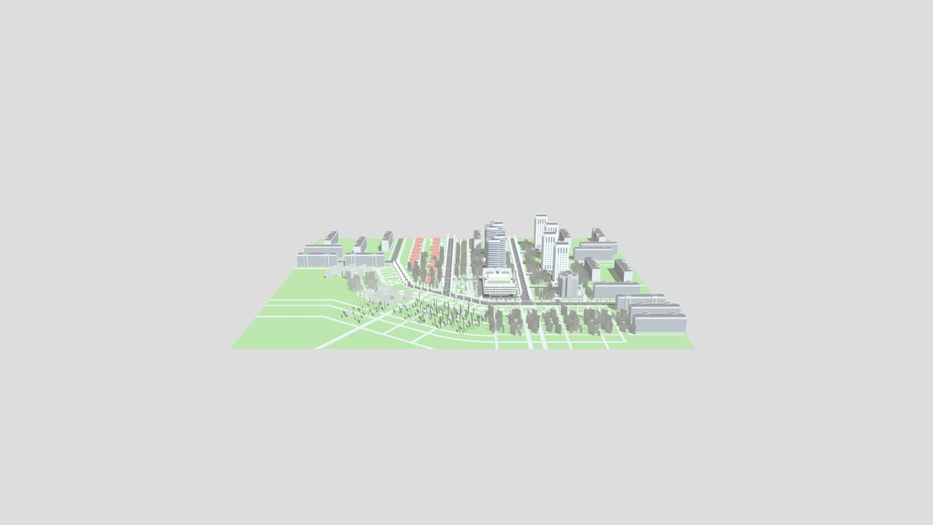 Smart city - 3D model by seangly.sou [d177fd4] - Sketchfab