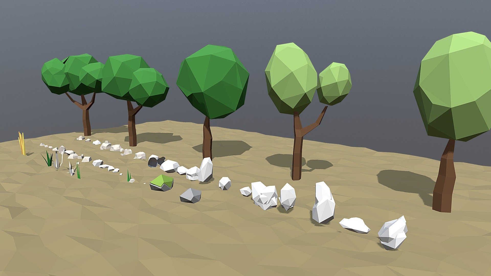 AR Game Land Prop. - 3D model by SUET [d1784ba] - Sketchfab